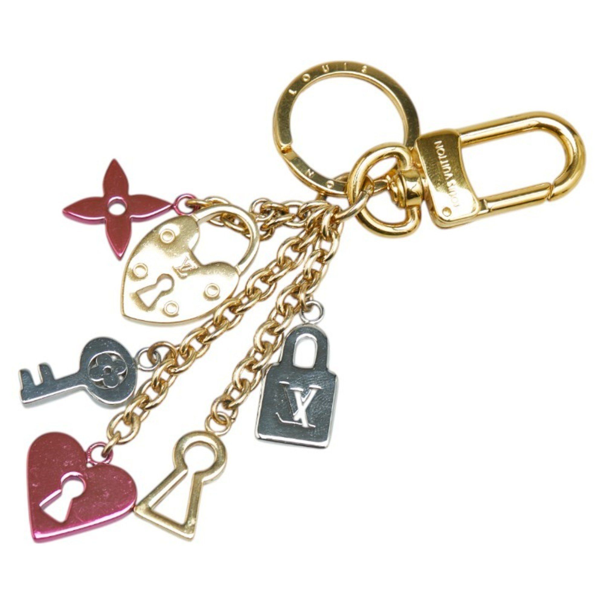 Louis Vuitton Louis Vuitton Porte Cle Love Lock Key Ring Holder M67438 ...