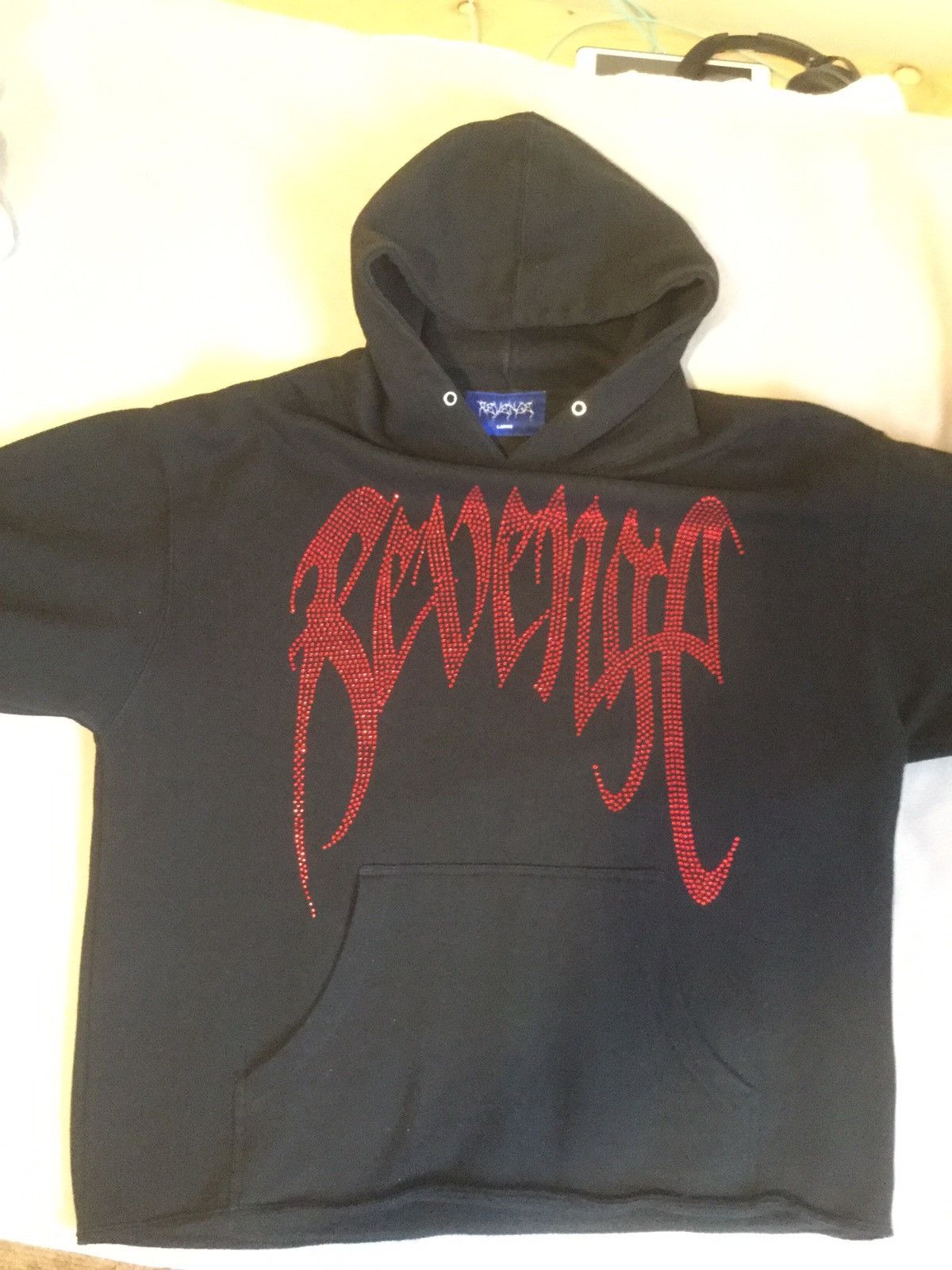 Revenge Revenge x Very Rare (Ski Mask) Bejeweled Hoodie | Grailed