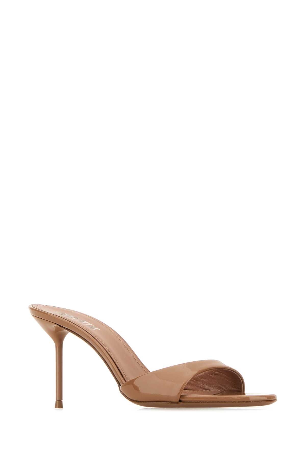 Paris Texas Beige Leather Lidia Mules | Grailed