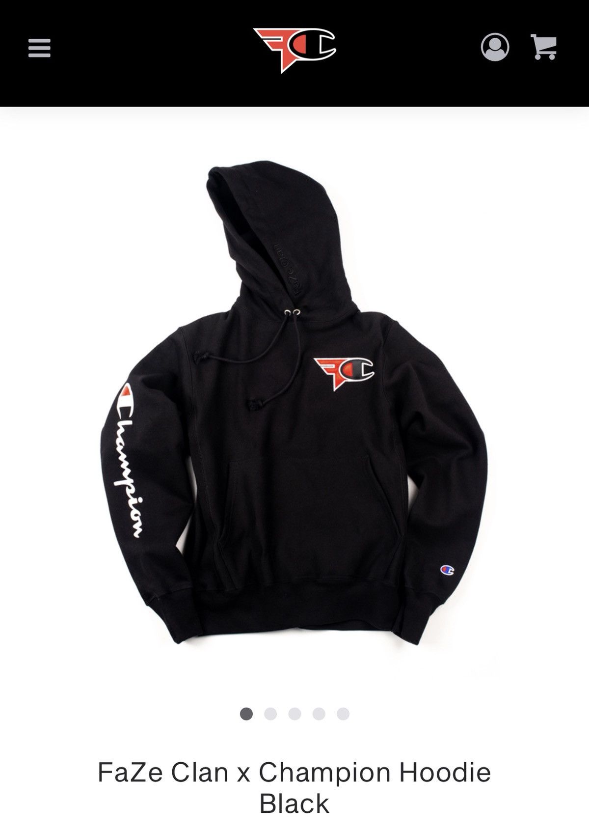 Champion FaZe x Champion Hoodie/Sweatshirt | Grailed