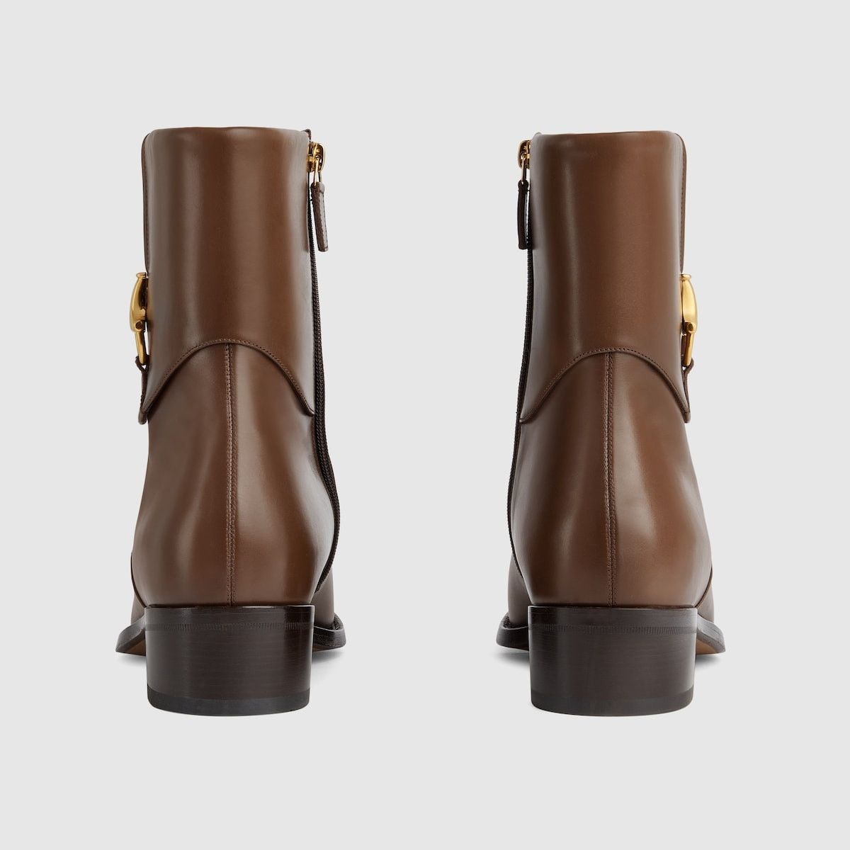 Gucci Men's Horsebit Ankle Boots in brown | Grailed