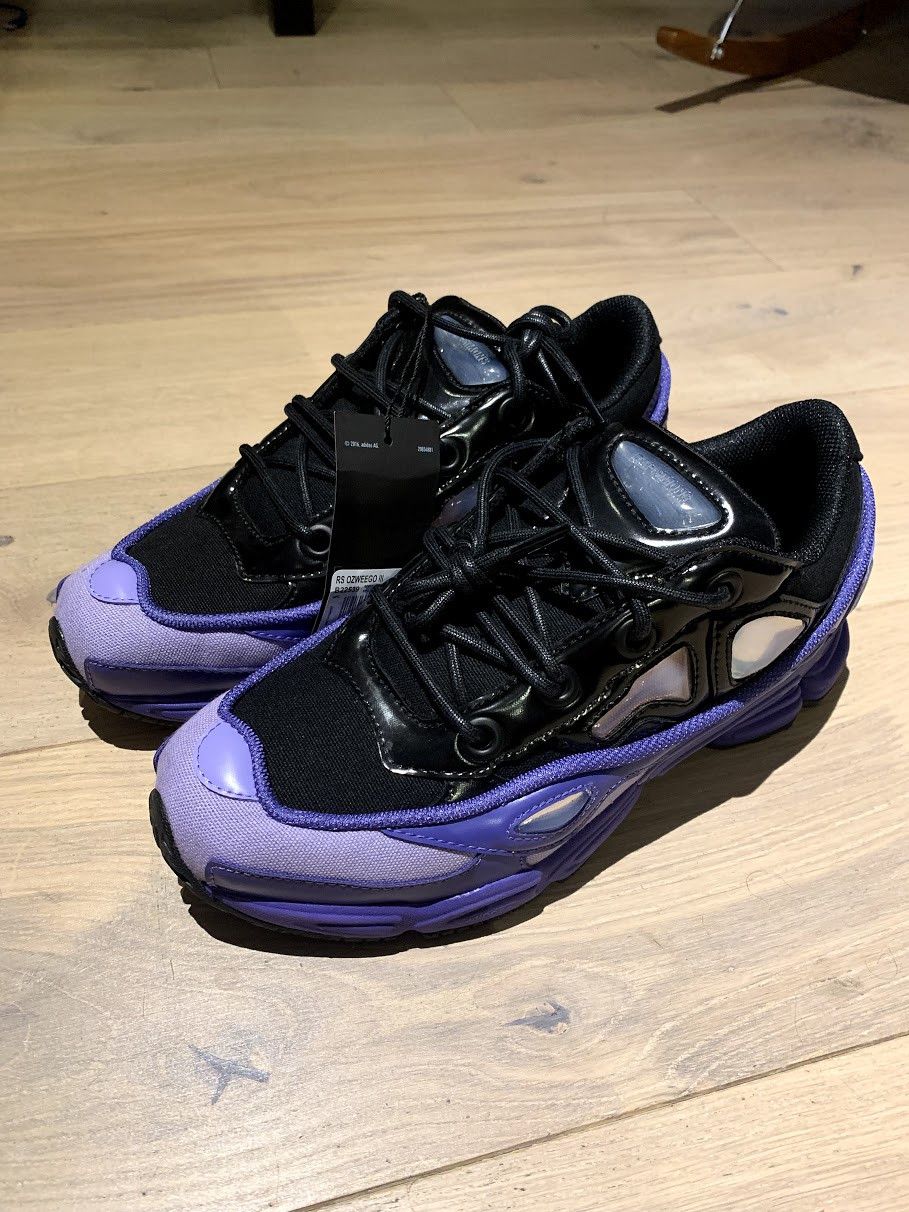 Raf Simons Purple & Black adidas Originals Edition Ozweego III Sneakers ...
