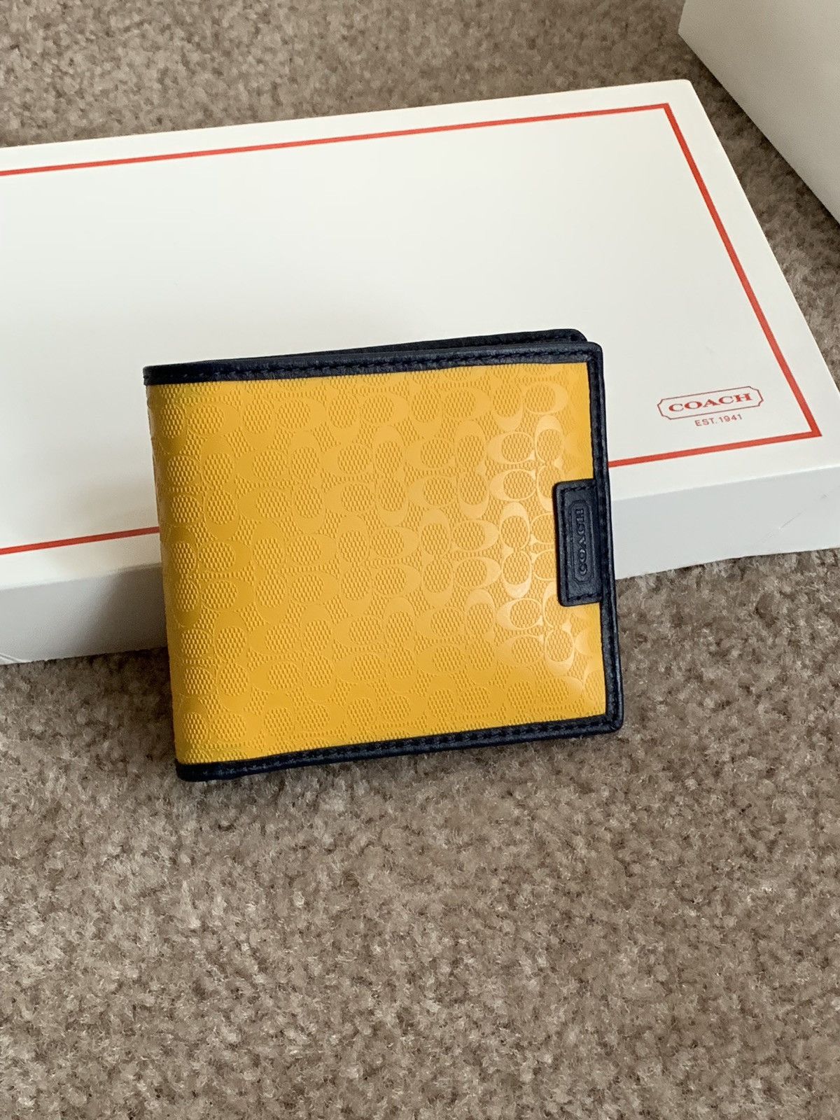 Coach Mustard Yellow Coach Wallet | Grailed