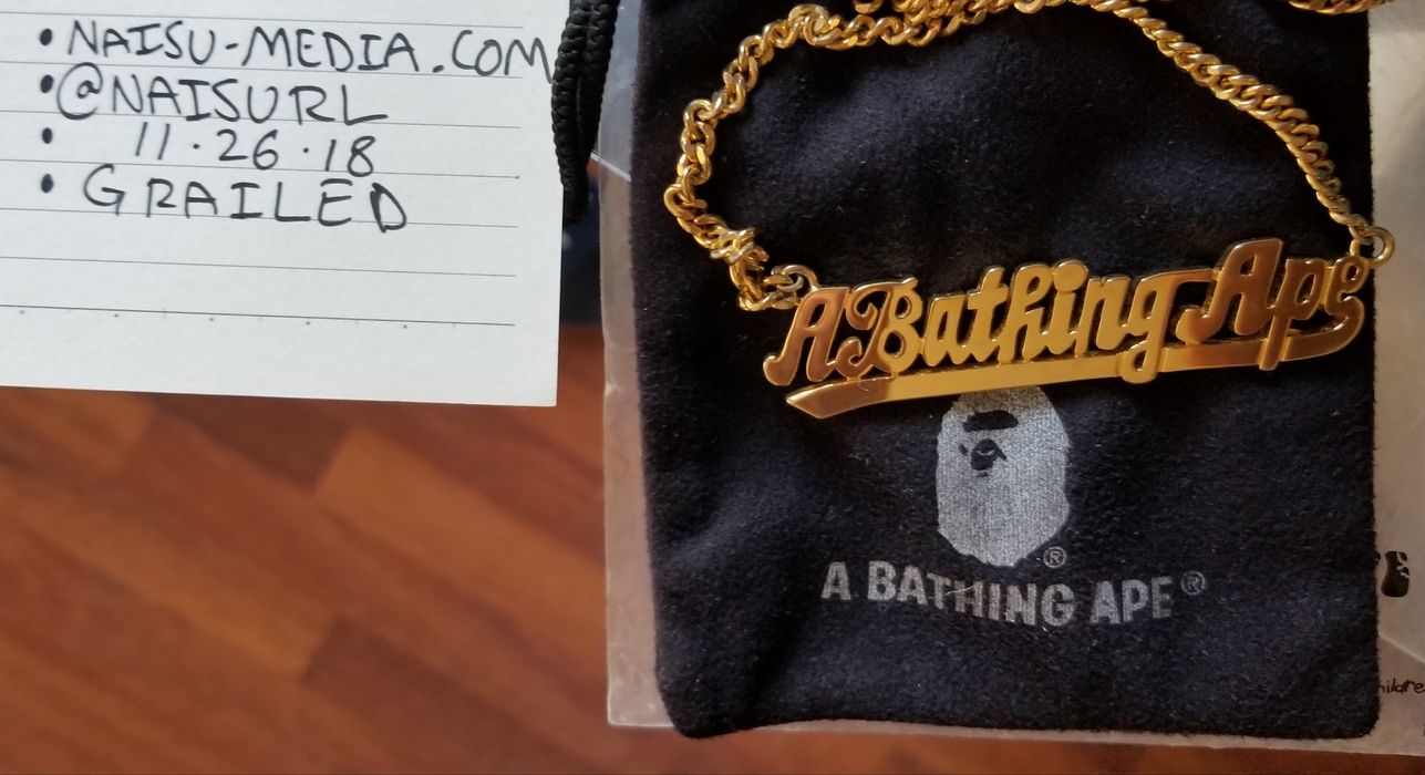 Bape A Bathing Ape Necklace | Grailed