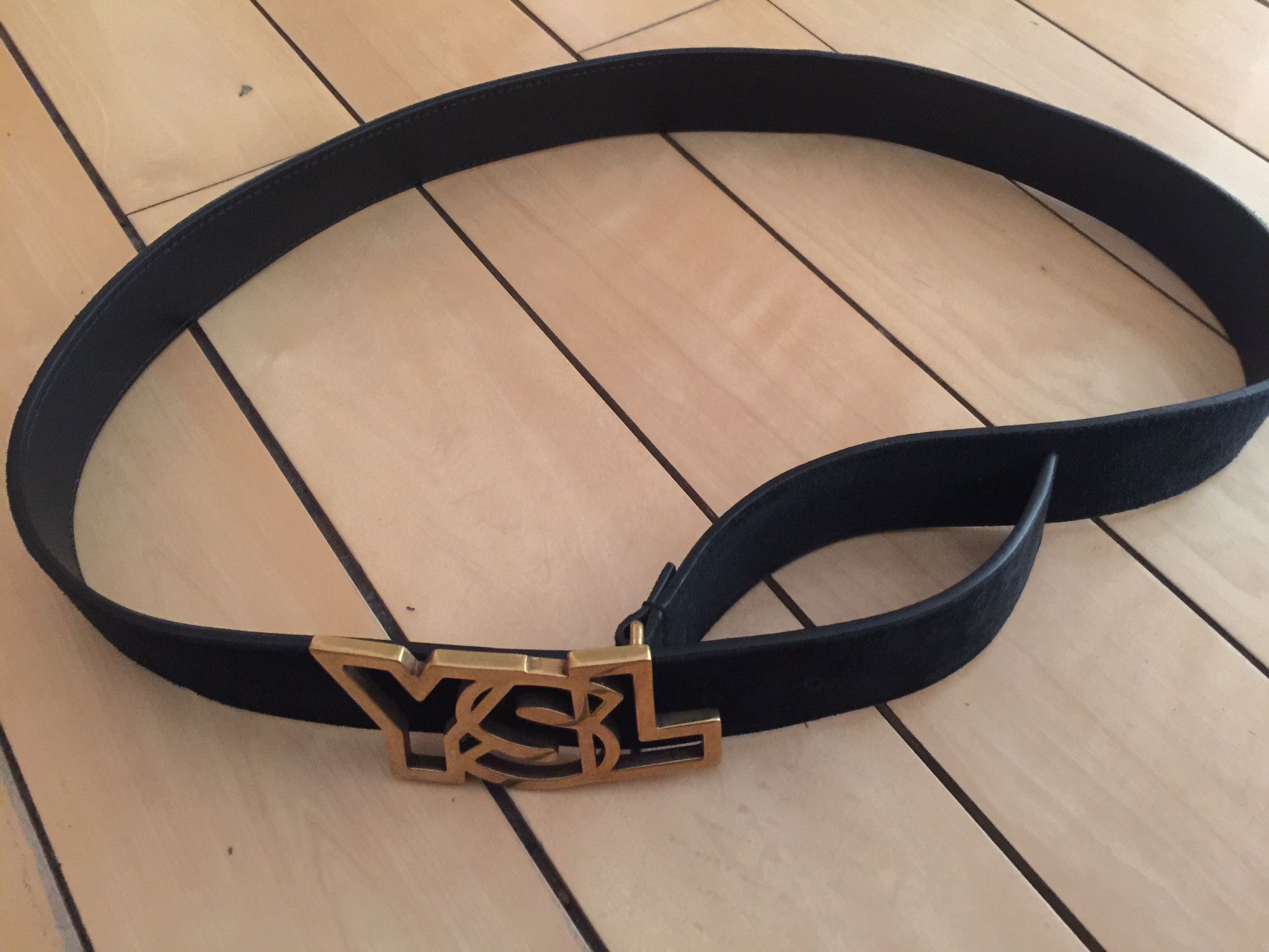 Saint Laurent Paris Ysl Logo Belt | Grailed