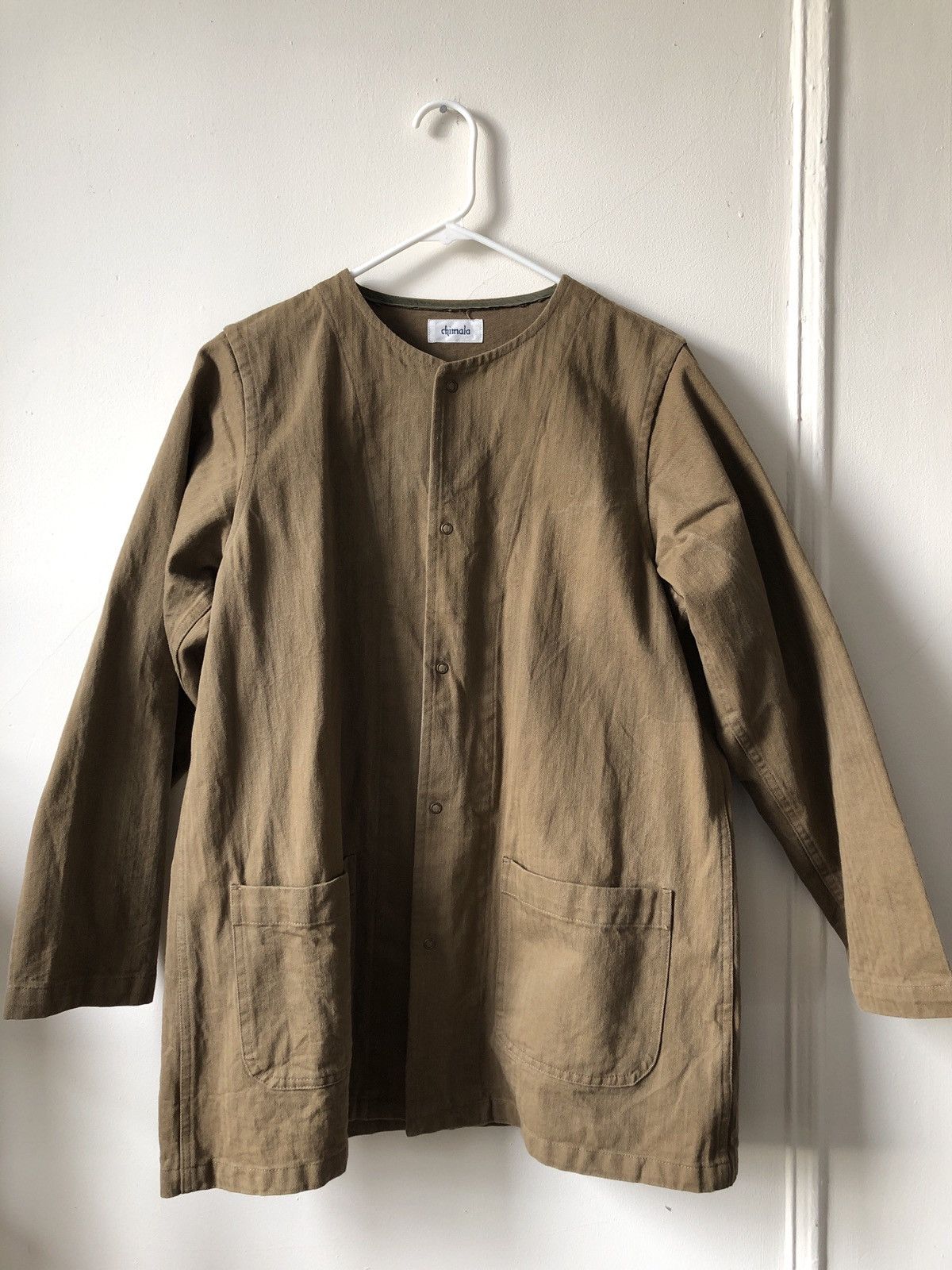 Chimala Herringbone Duster Coat | Grailed