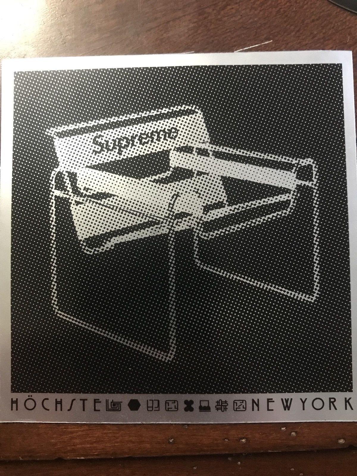 Supreme 3M Chair Sticker | Grailed