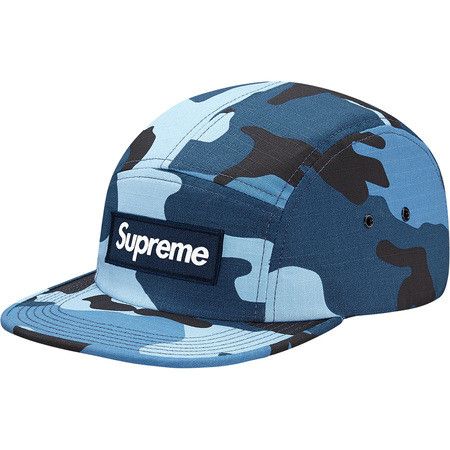 Supreme Blue Camo Ripstop Camp Cap DS | Grailed