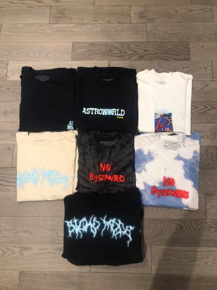 Travis Scott Astroworld Tour Merch "Sicko Mode" | Grailed
