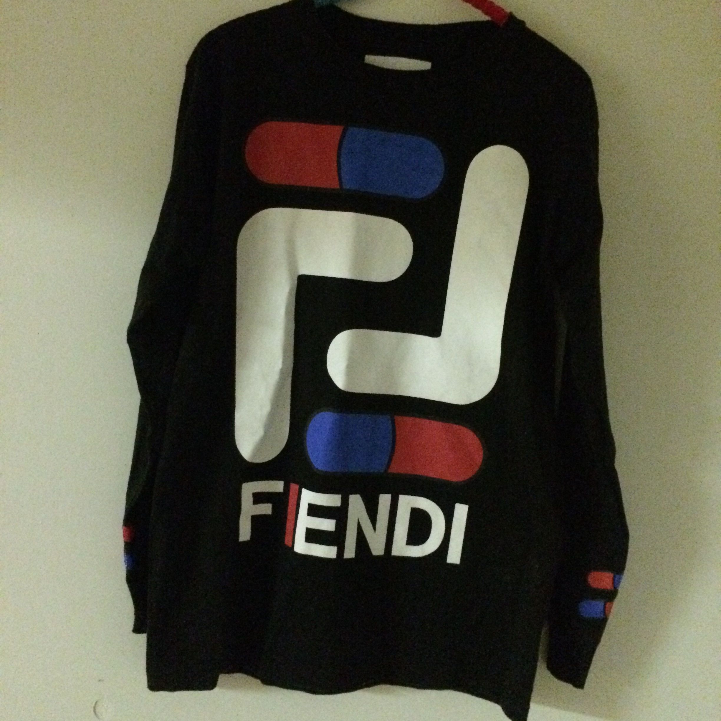 Anc Fendi X Fila Collab Longsleeve | Grailed