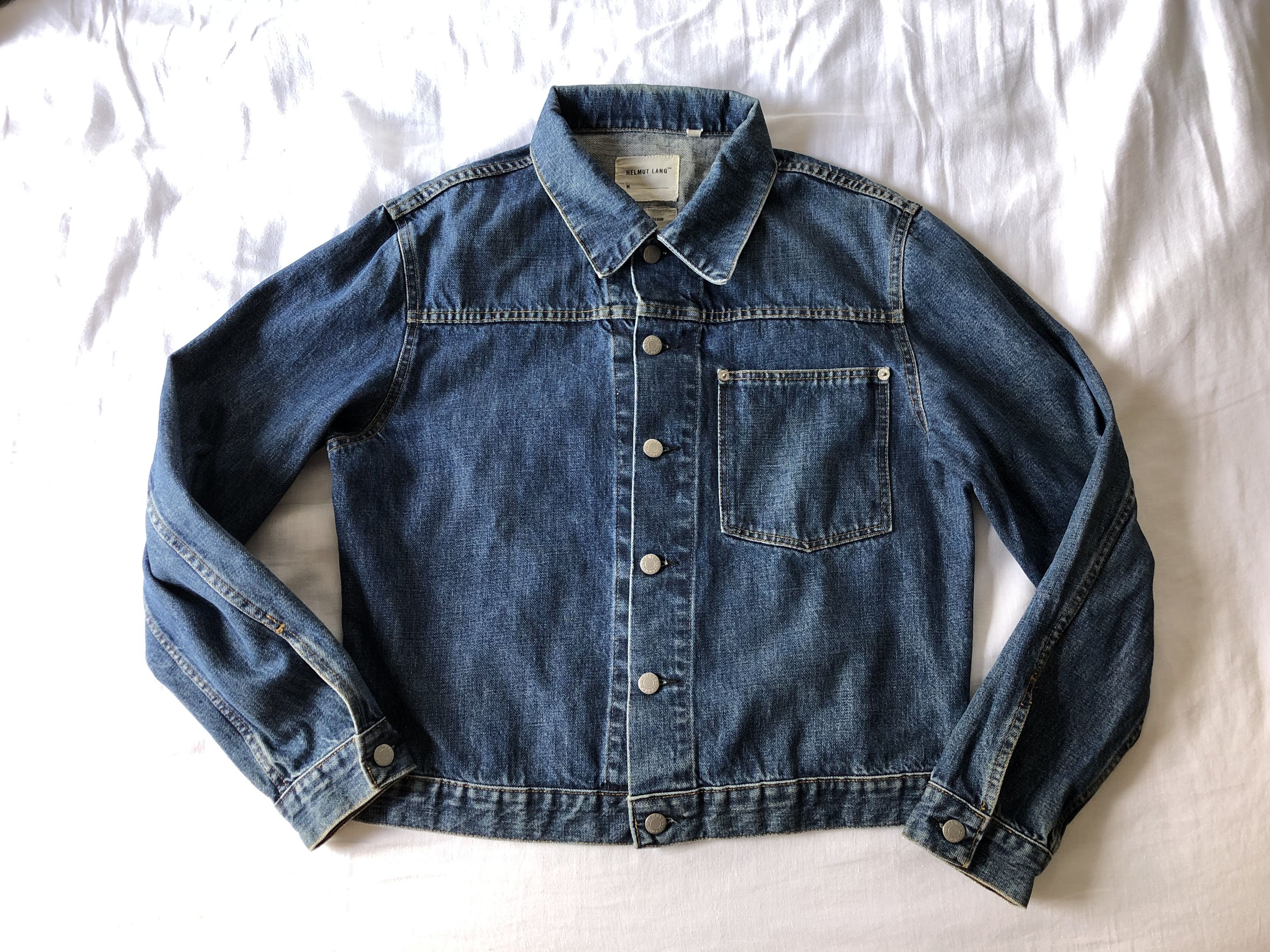 Helmut Lang GTR-era Jeans Line 1 Pocket Denim Jacket | Grailed