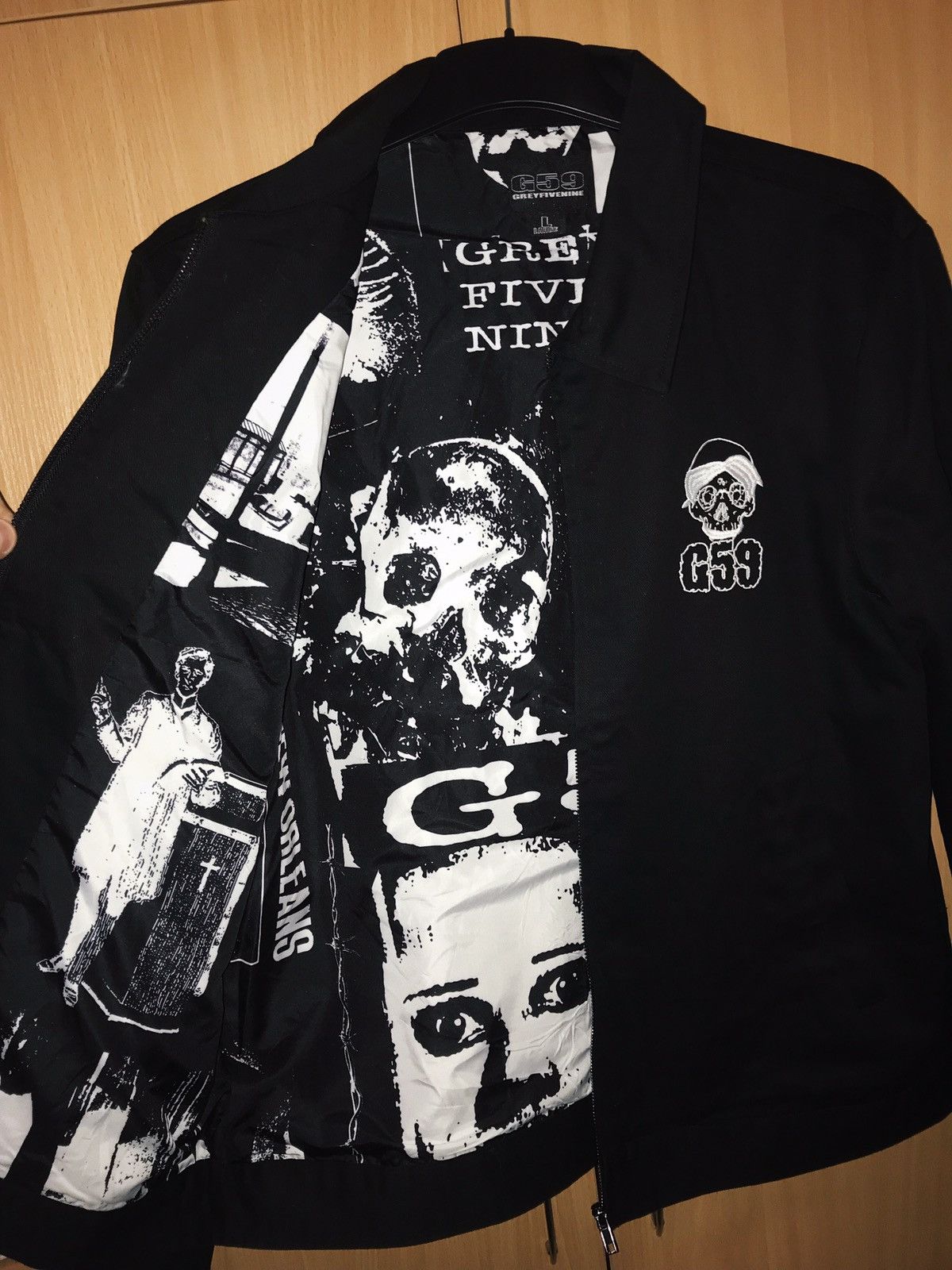 G59 Records G59 LOGO WORK JACKET (BLACK) | Grailed