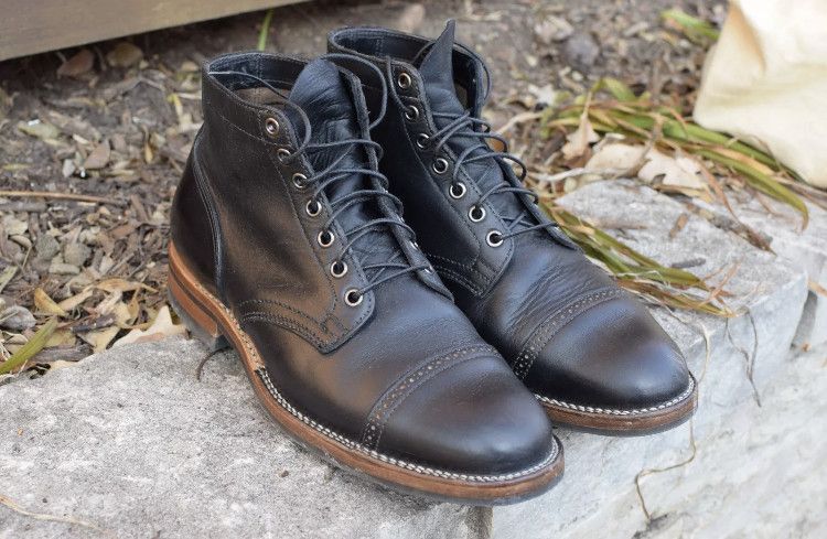 Viberg Viberg X 3sixteen Stealth Black Service Boot | Grailed