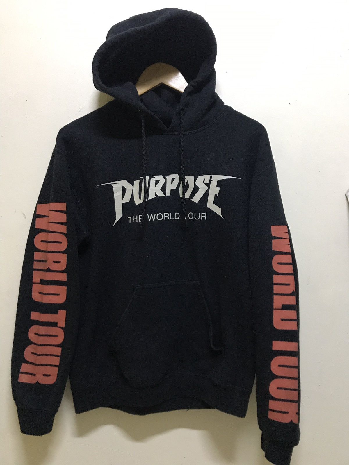 Purpose Tour Merchandise Purpose The World Tour Black Hoddies | Grailed