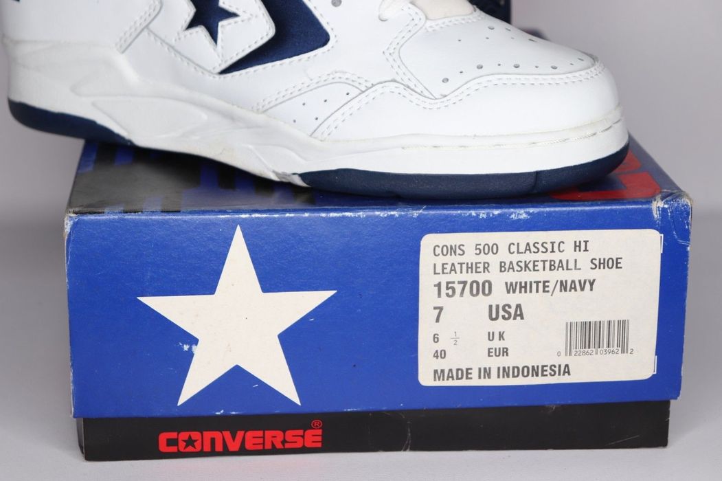 Vintage Vintage 90s New Converse Mens 7 Cons 500 Classic Hi Basketball ...