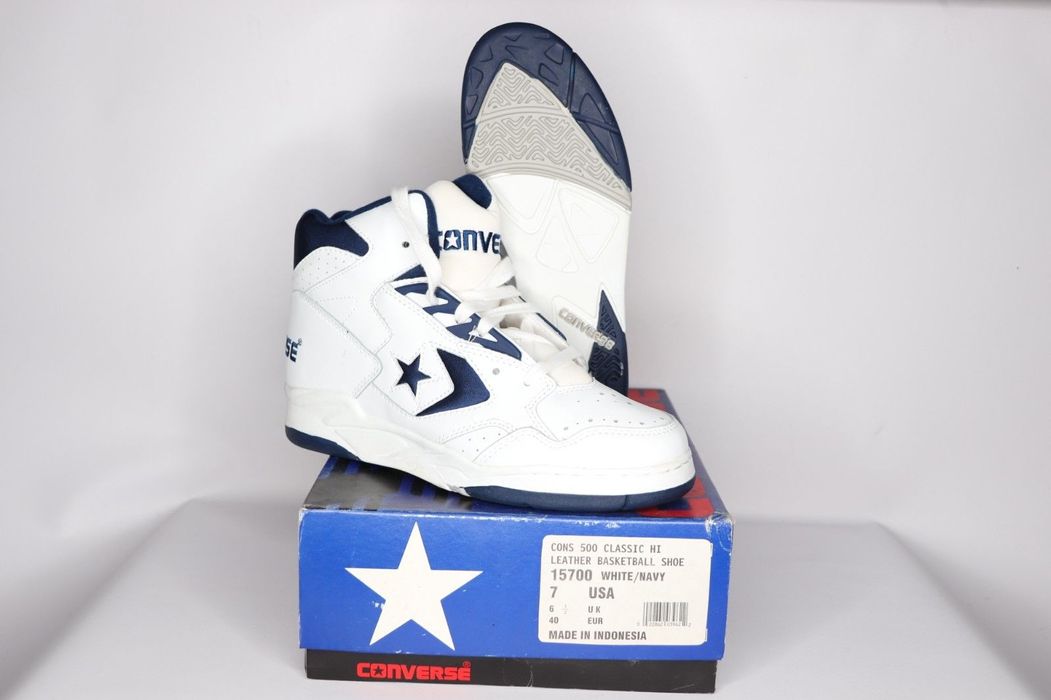 Vintage Vintage 90s New Converse Mens 7 Cons 500 Classic Hi Basketball ...