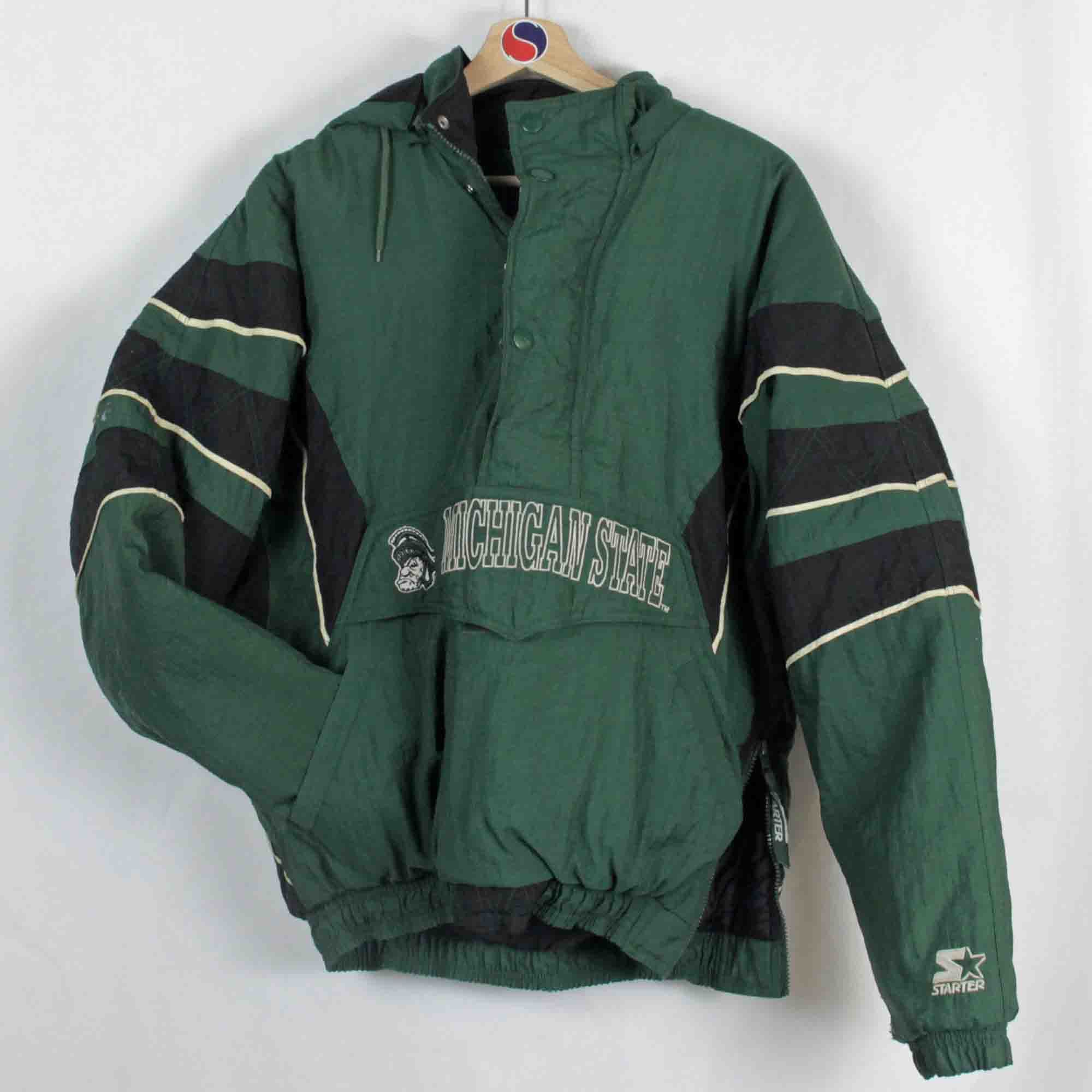 Starter Vintage Michigan State Pullover Starter Jacket - M | Grailed