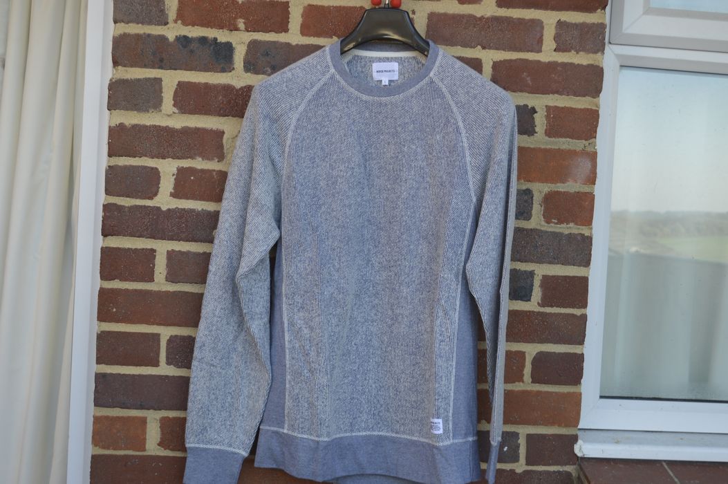 Norse Projects Vorm Brushed Blue Sweater | Grailed
