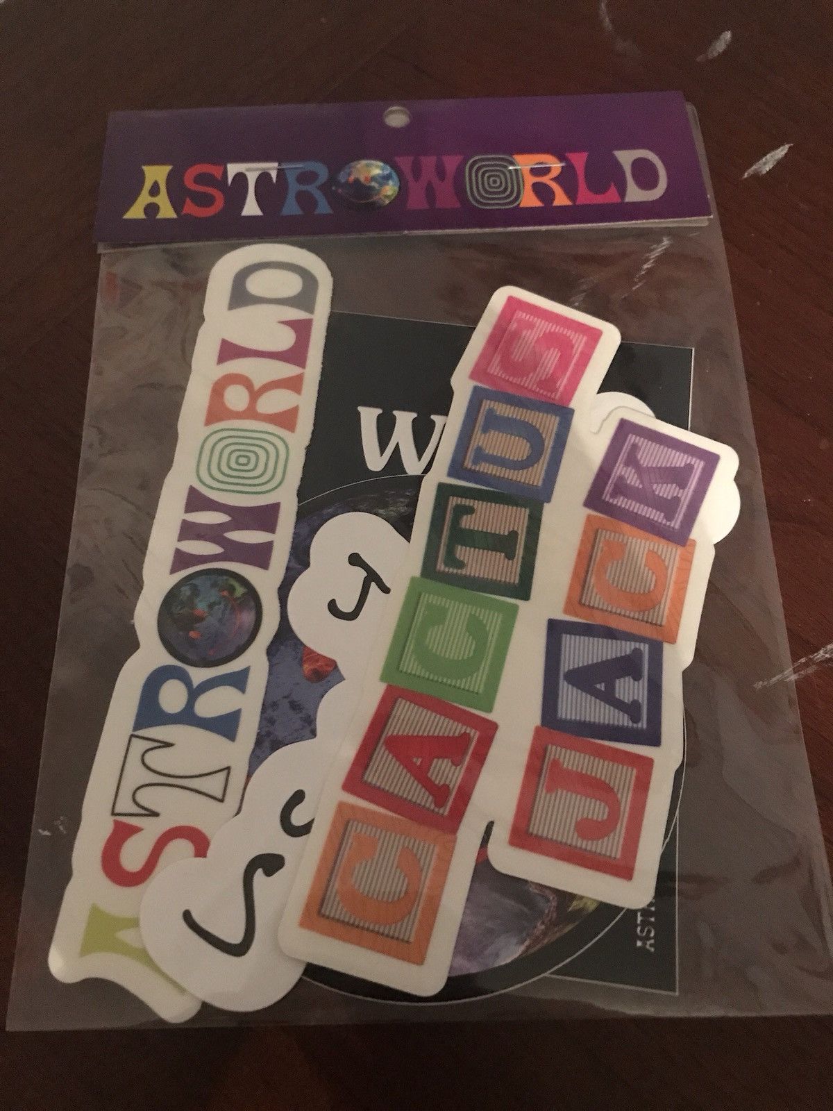 Travis Scott Astroworld Sticker Pack | Grailed