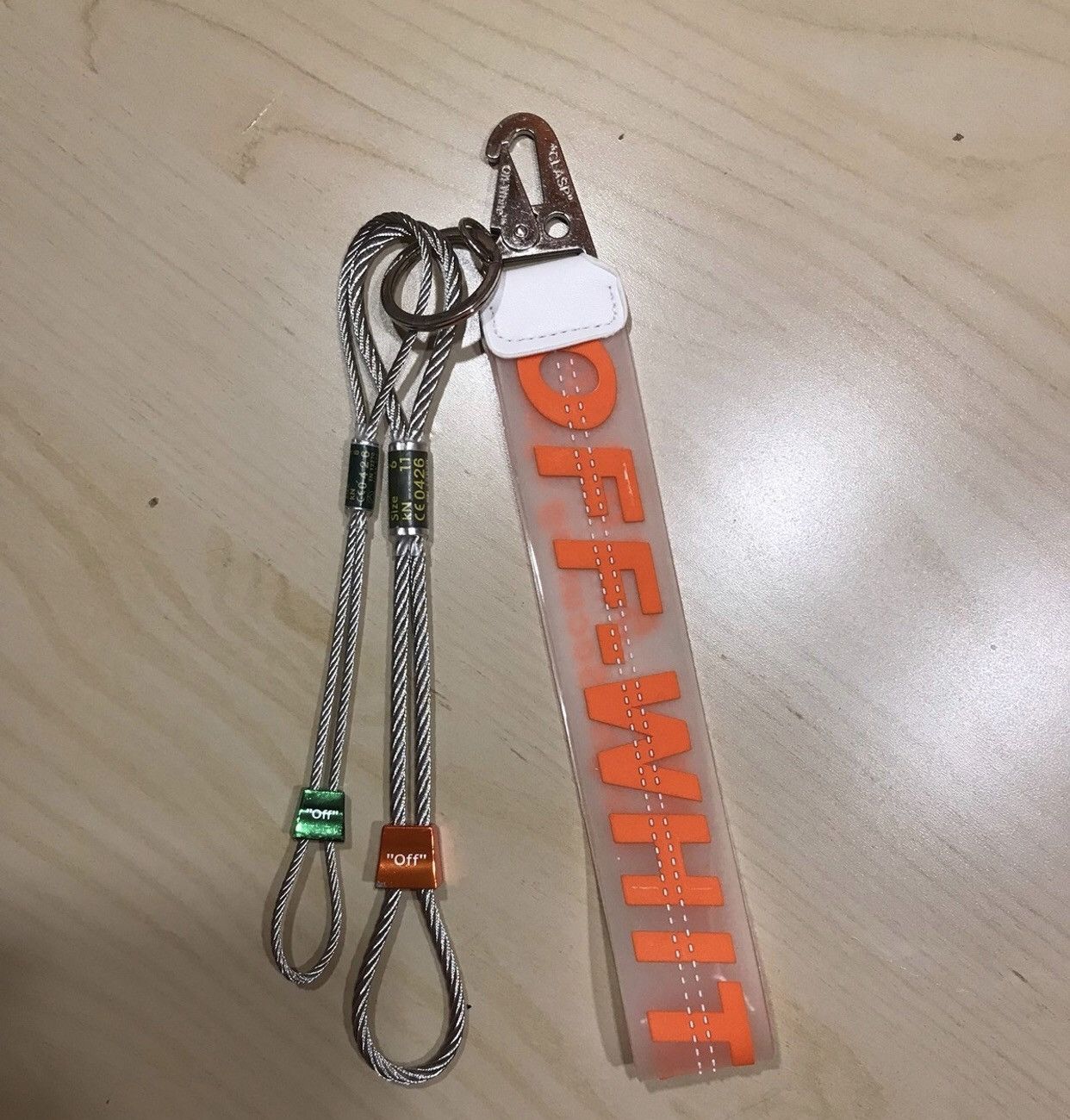 Off-White × Virgil Abloh Industrial Key Chain | Grailed