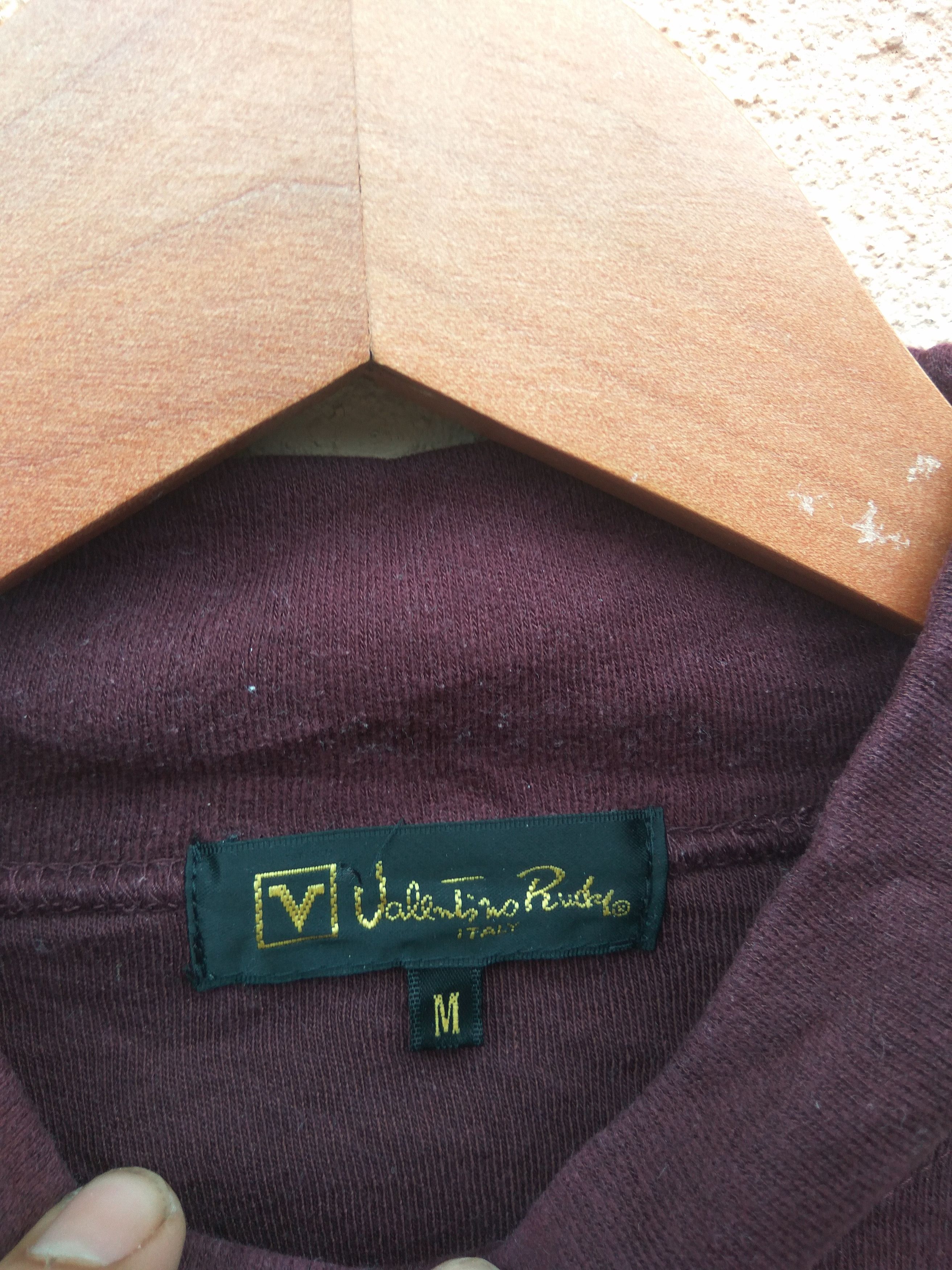 Valentino Vtg Valentino Rudy italy long sleeve t shirt single pocket ...