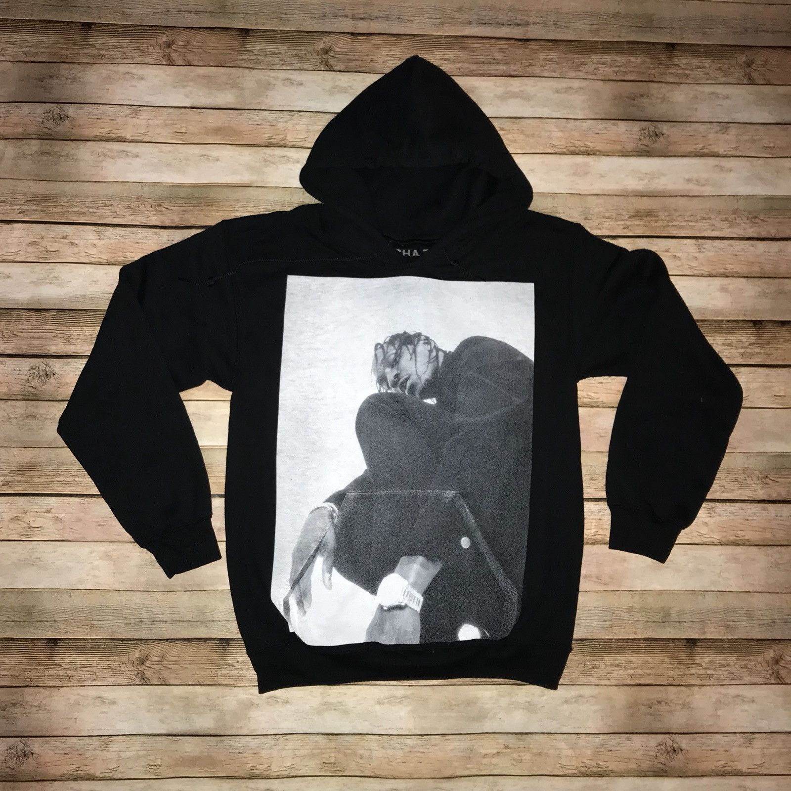 Pusha T EUC! Official Pusha T Hoodie Hard Piano Lyrics Black Sz S | Grailed