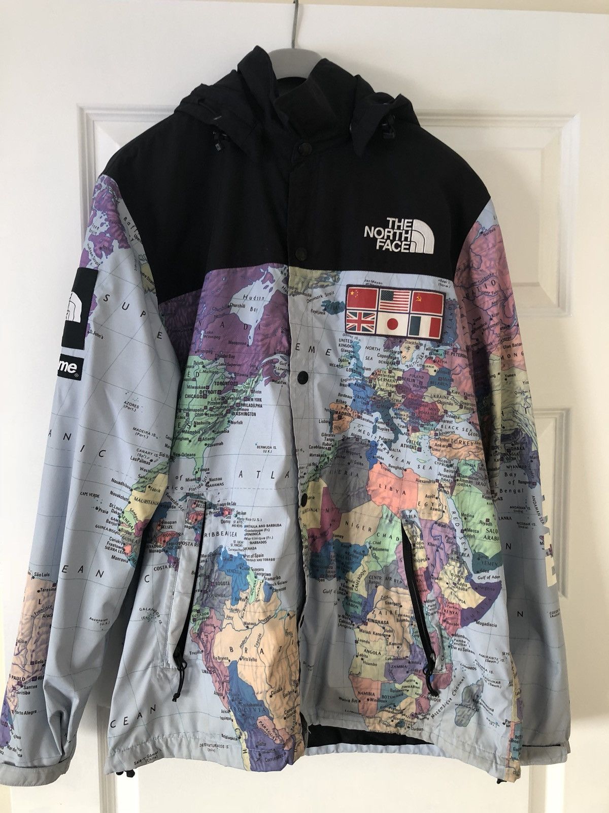 Supreme × The North Face Supreme X The north face “maps” Jacket | Grailed