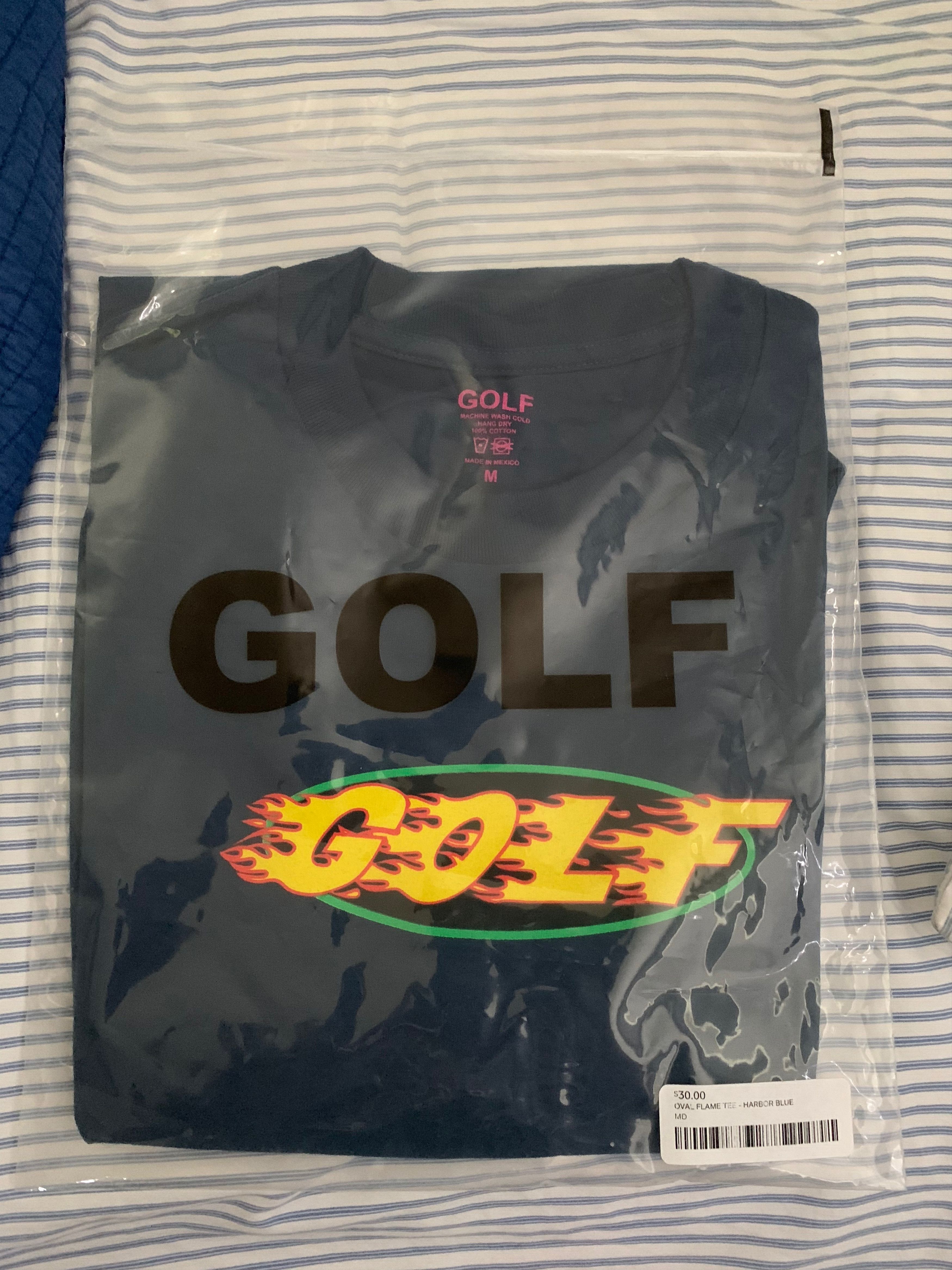 Golf Wang × Tyler The Creator Golf Tee Flames Blue Tyler The Creator ...
