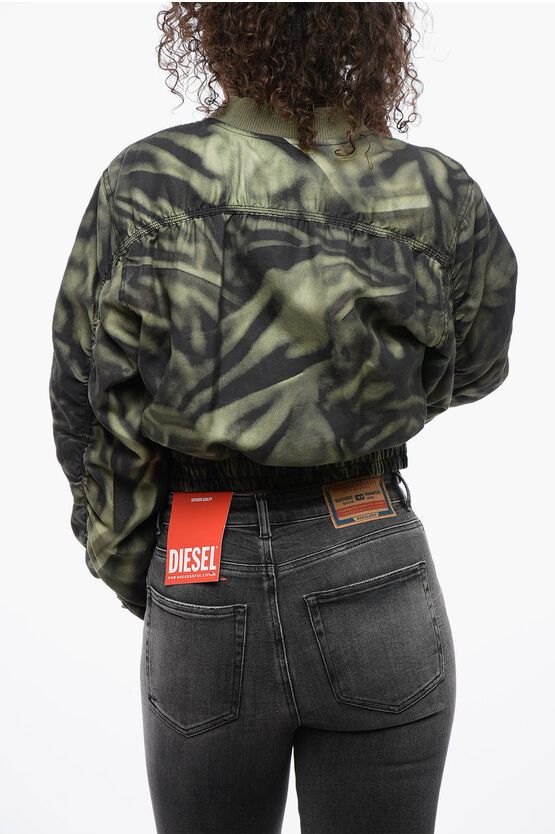 Diesel Utility Bomber Jacket with Camouflage Motif | Grailed