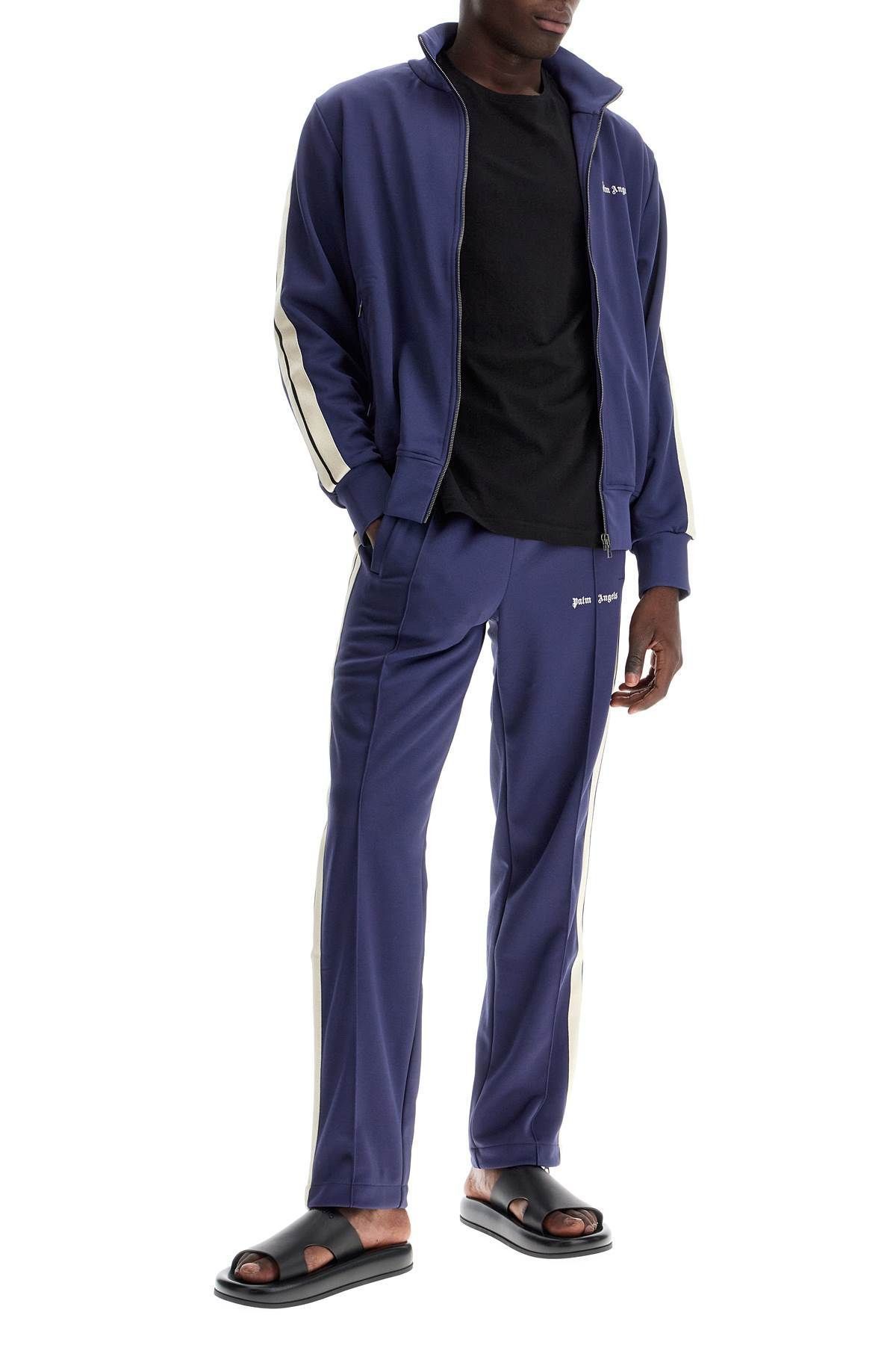 Palm Angels Palm Angels Contrast Band Track Jacket With Nine Words for ...