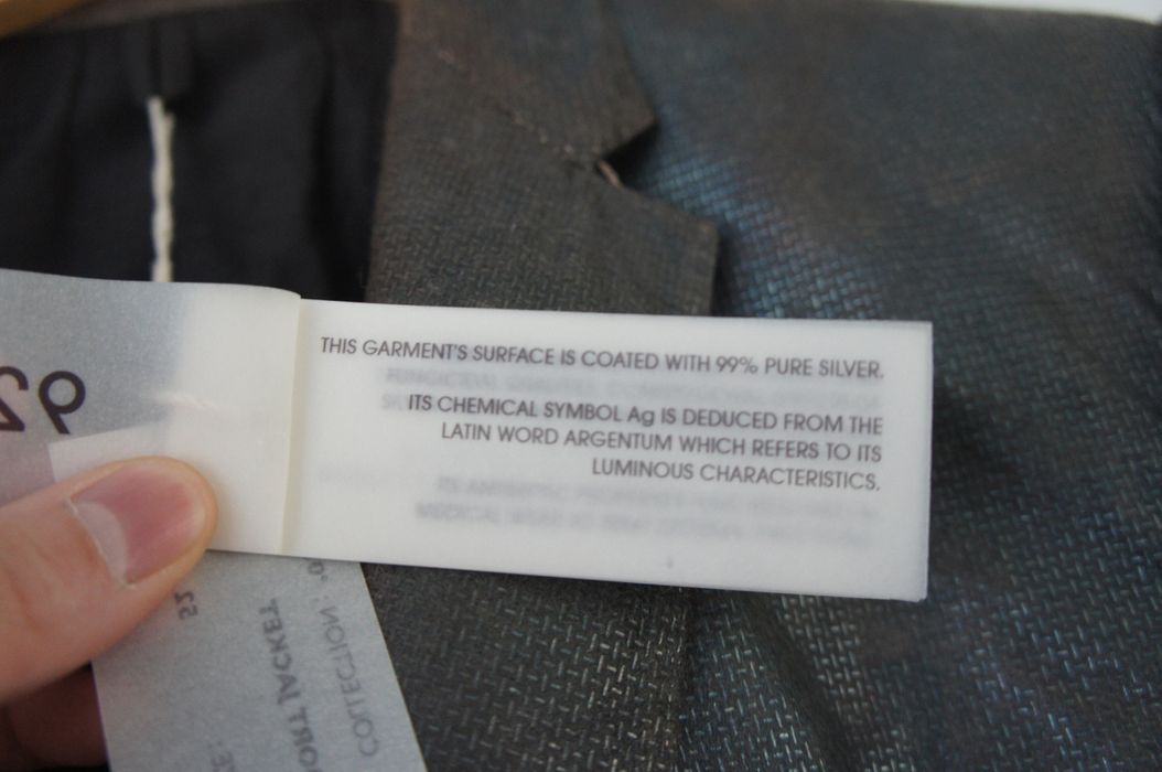 Deepti Oxidized Pure Silver Fully Lined Blazer | Grailed