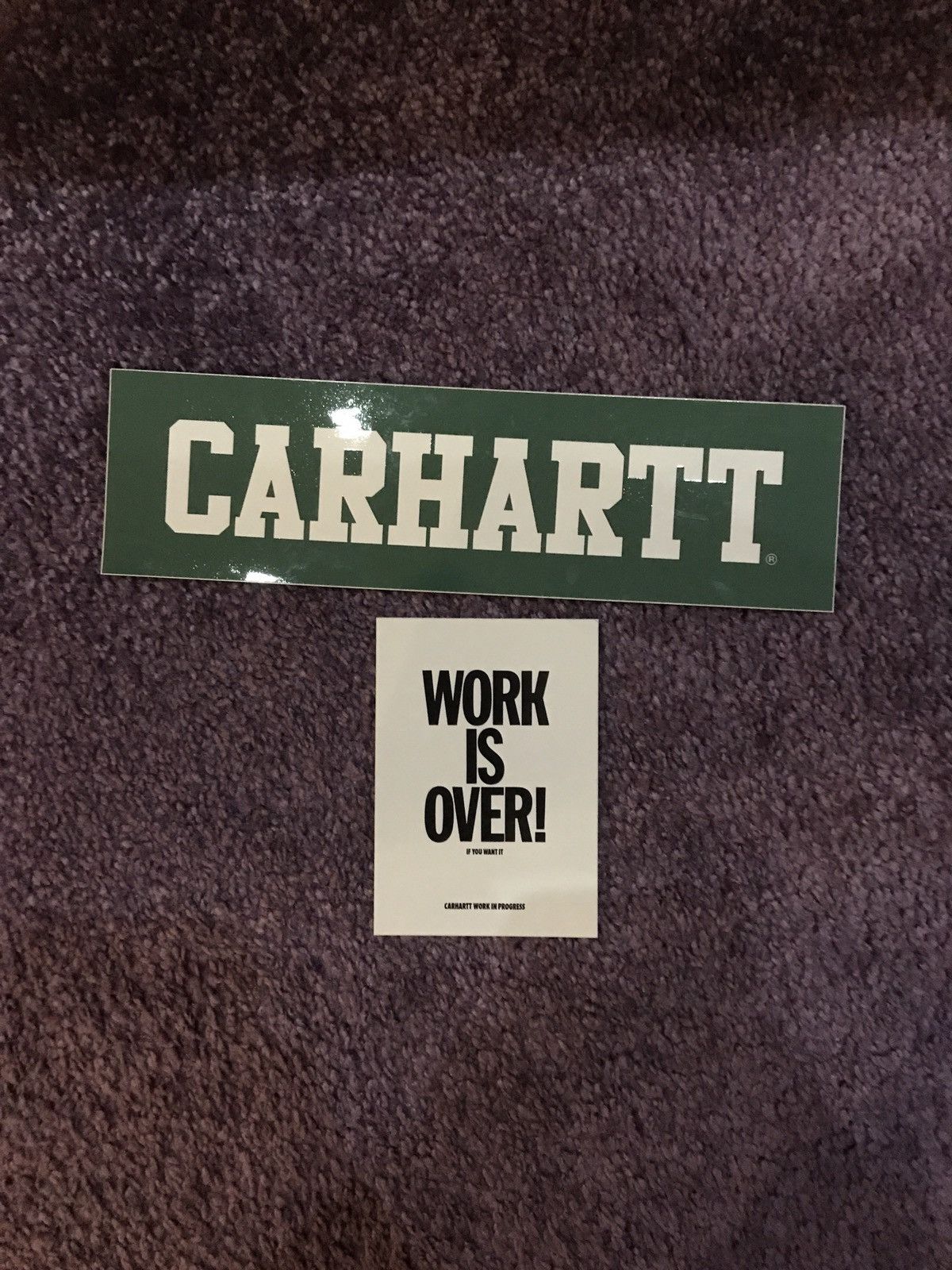 Supreme Carhartt Stickers | Grailed