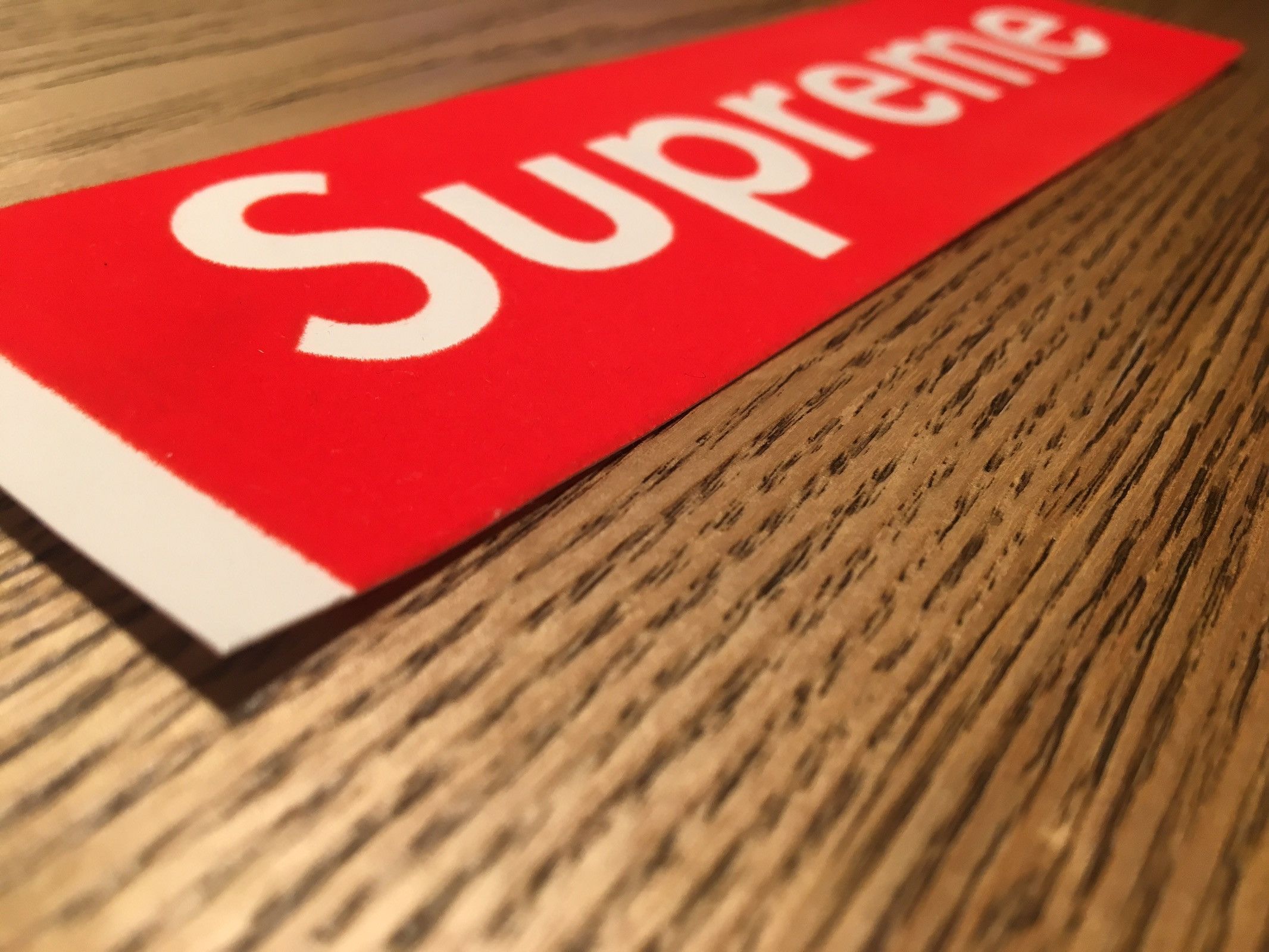 Supreme Supreme Felt Red Box Logo Sticker | Grailed