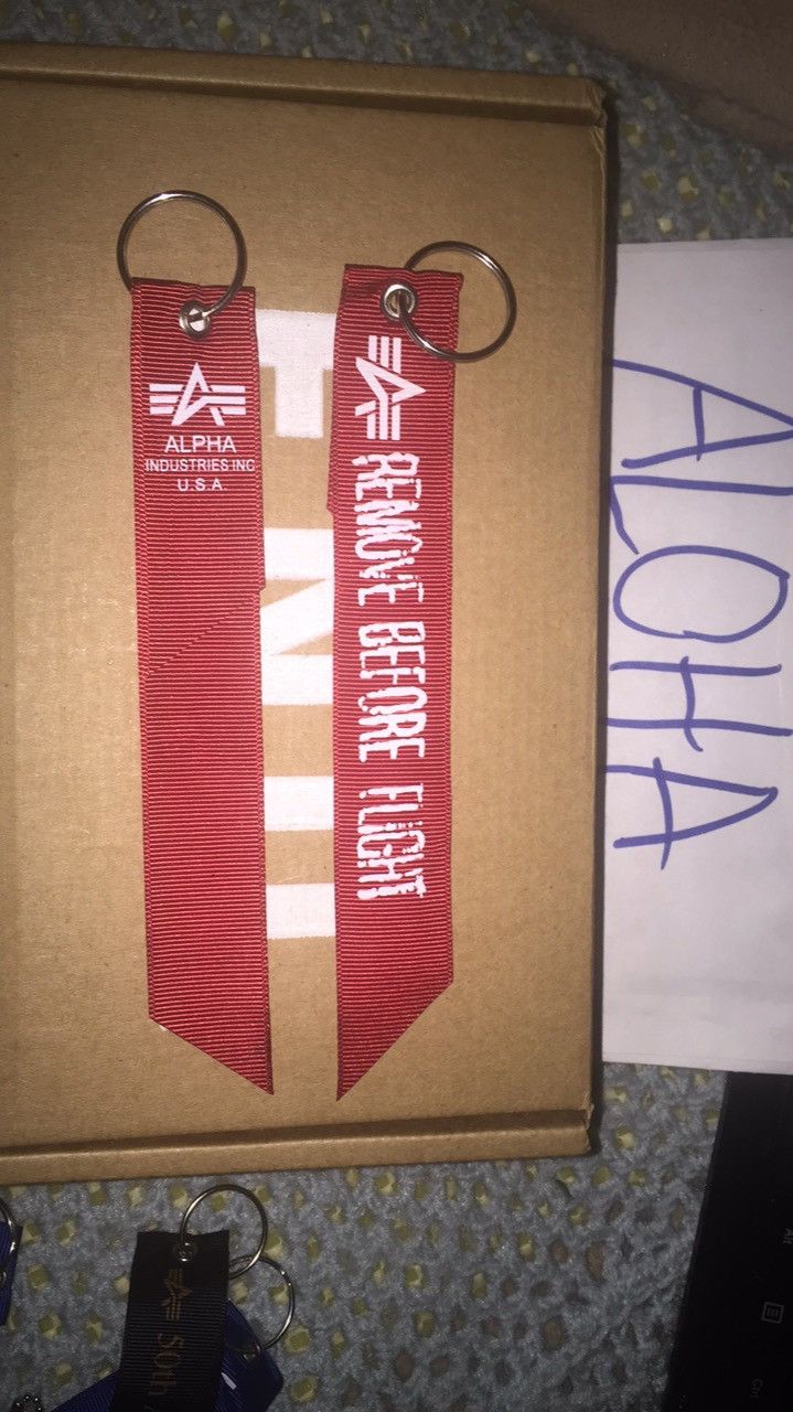 Alpha Industries Brand New Alpha Industries ‘Remove Before Flight’ Tag | Grailed