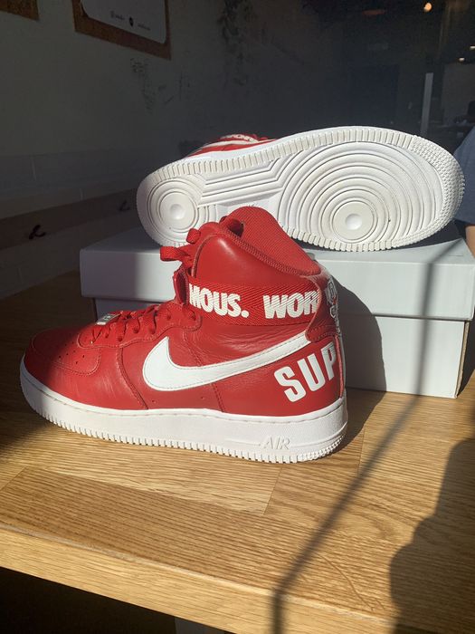 Supreme Nike X Supreme AF1 Hi Tops | Grailed