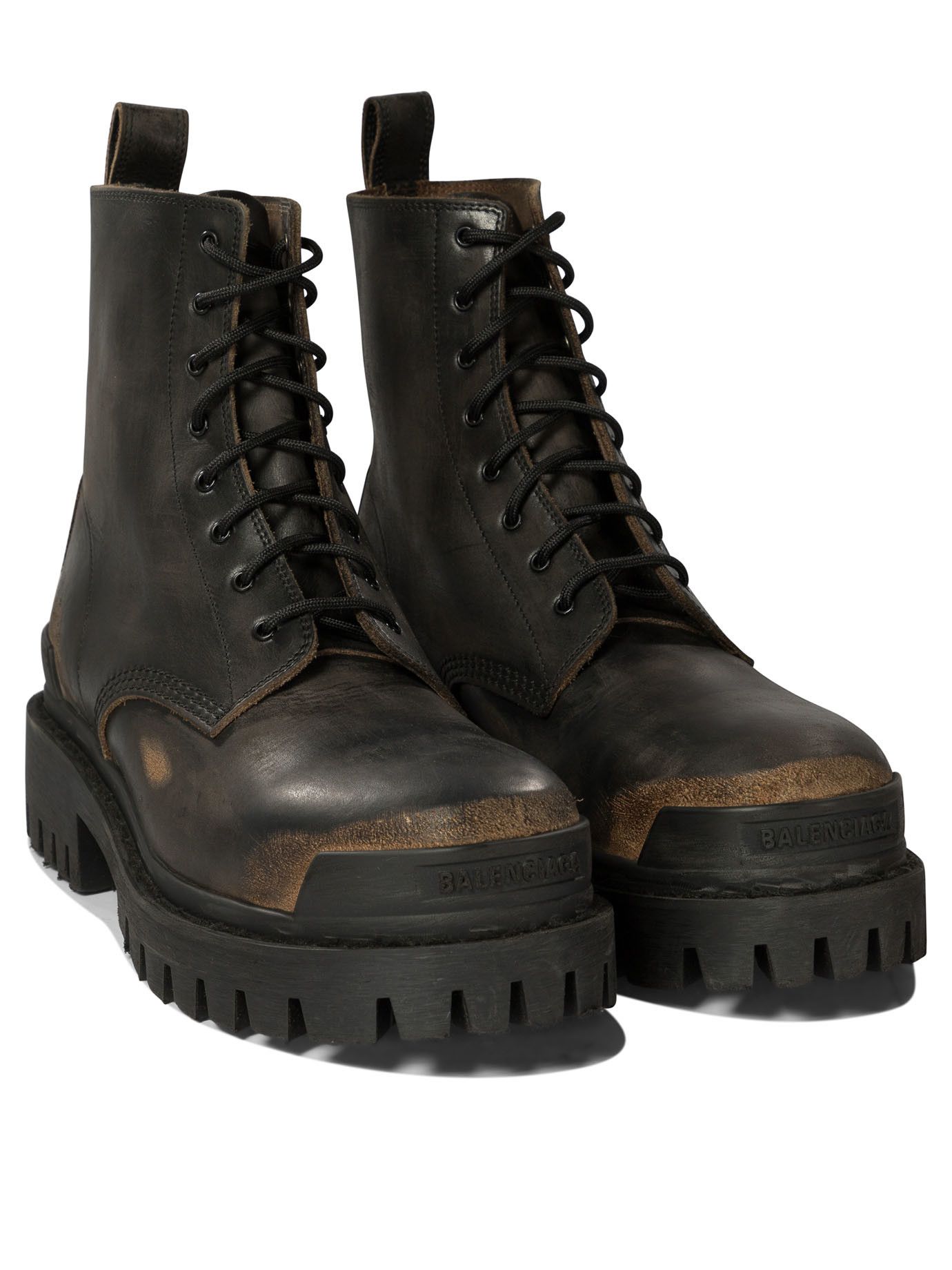 Balenciaga Balenciaga "strike" Combat Boots Size EU 43 | Grailed