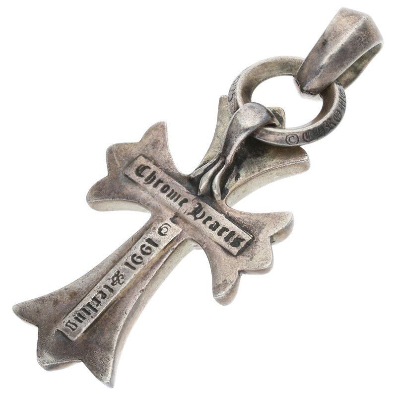 Chrome Hearts Small CH Cross Pendant w Bale | Grailed