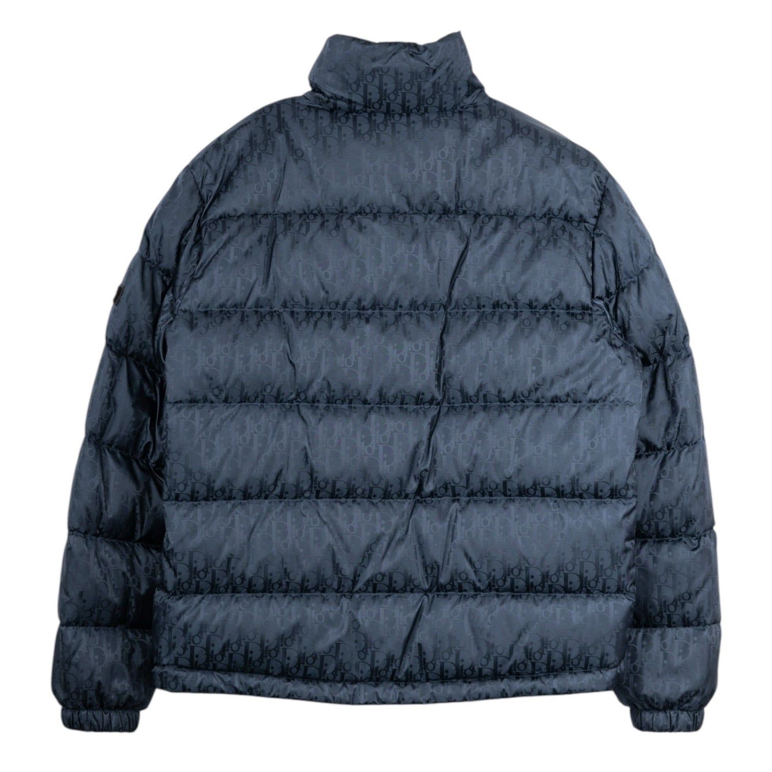 Dior Dior Oblique Down Jacket Navy Blue | Grailed