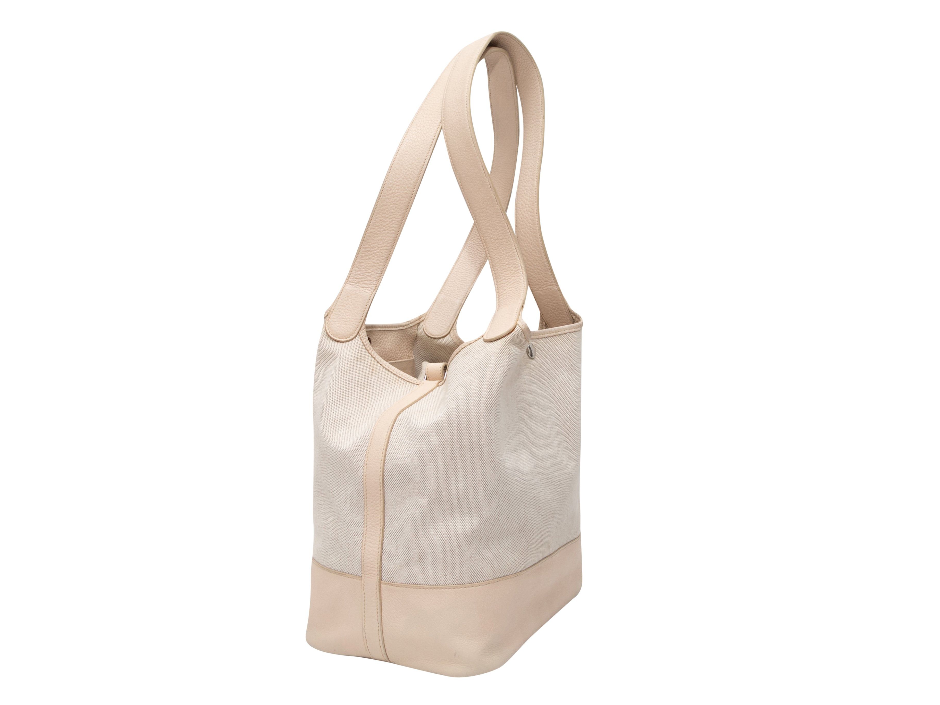 Hermes Ecru 2007 Toile Picotin GM Bag | Grailed