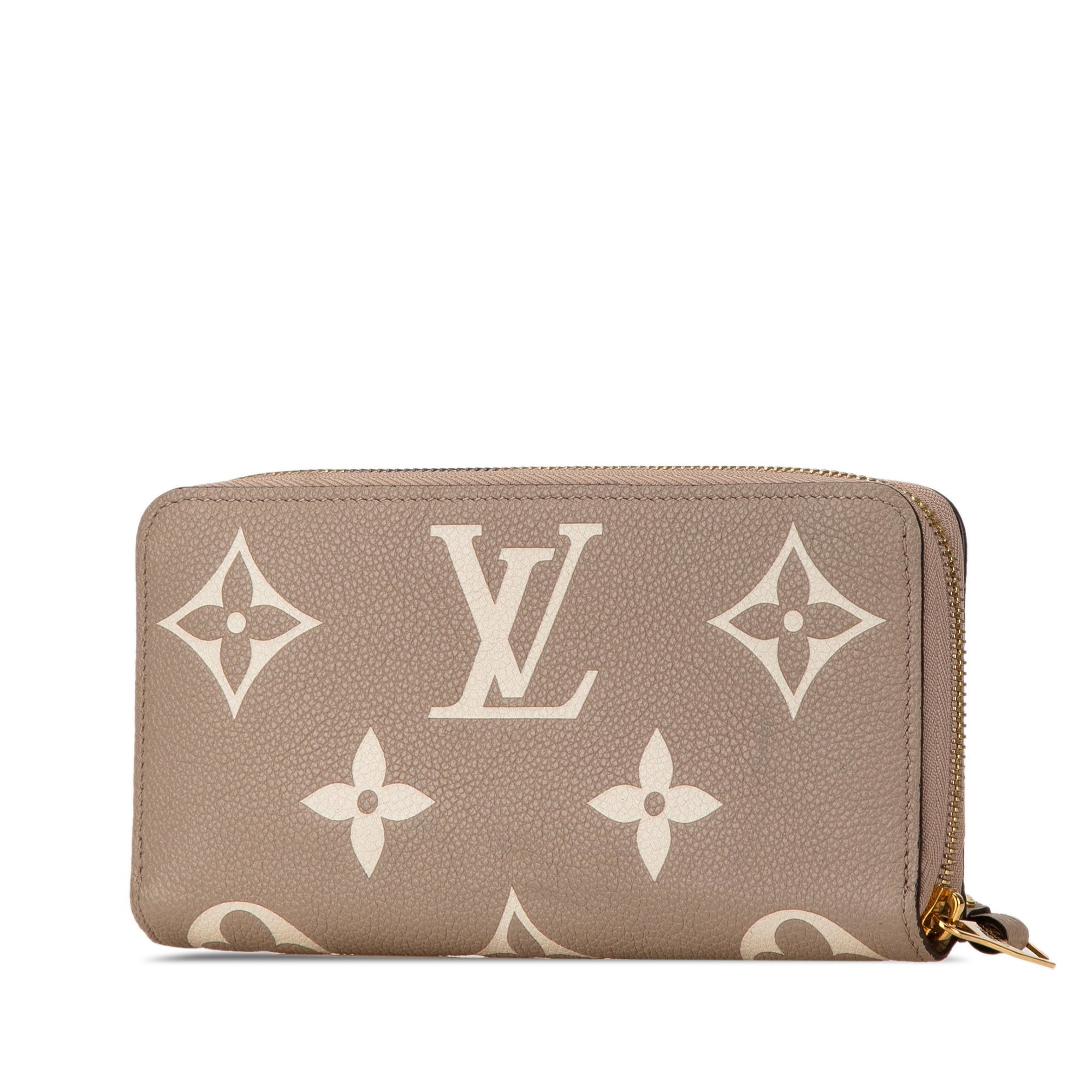Louis Vuitton Beige Monogram Giant Empreinte Zippy Wallet | Grailed