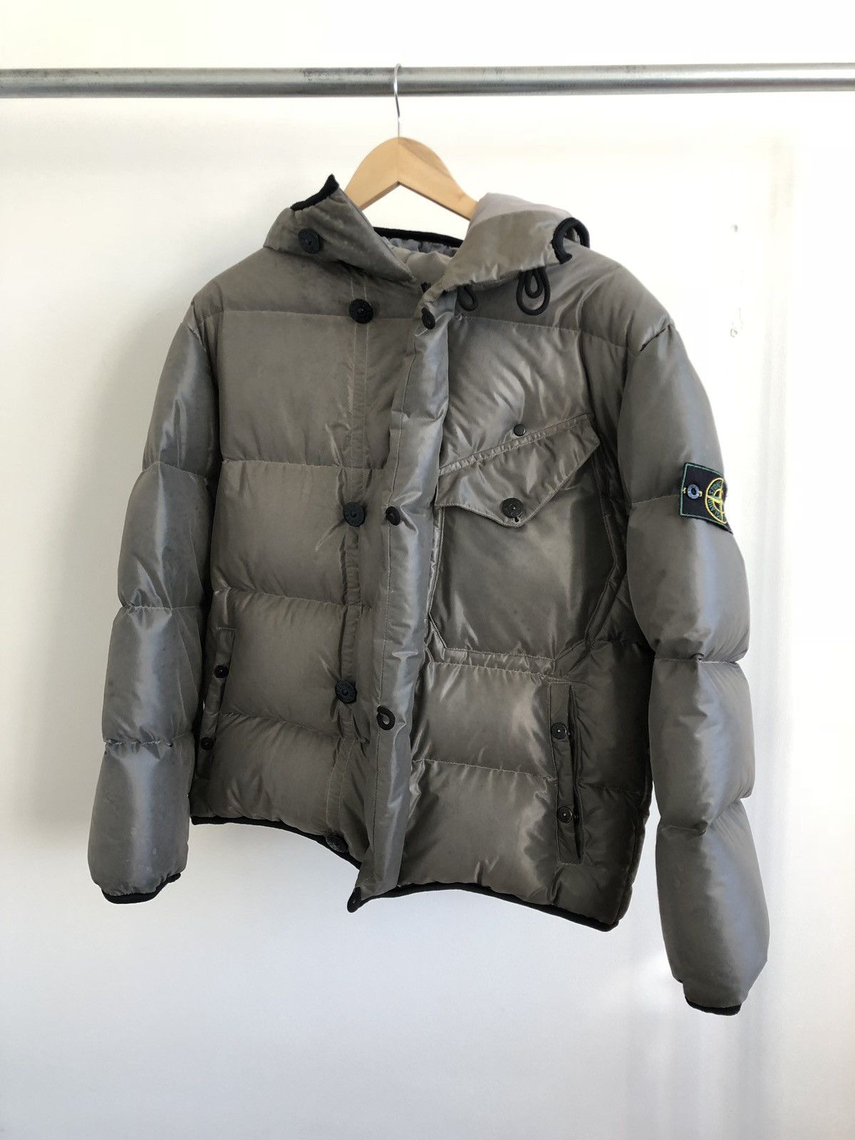 Stone Island Vintage 96 MicroLight Down Injection Puffer Jacket | Grailed