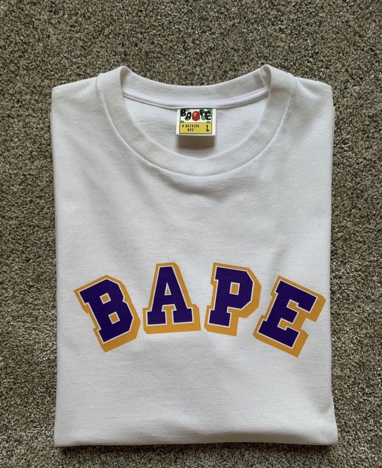Bape Bape Letter Tee | Grailed