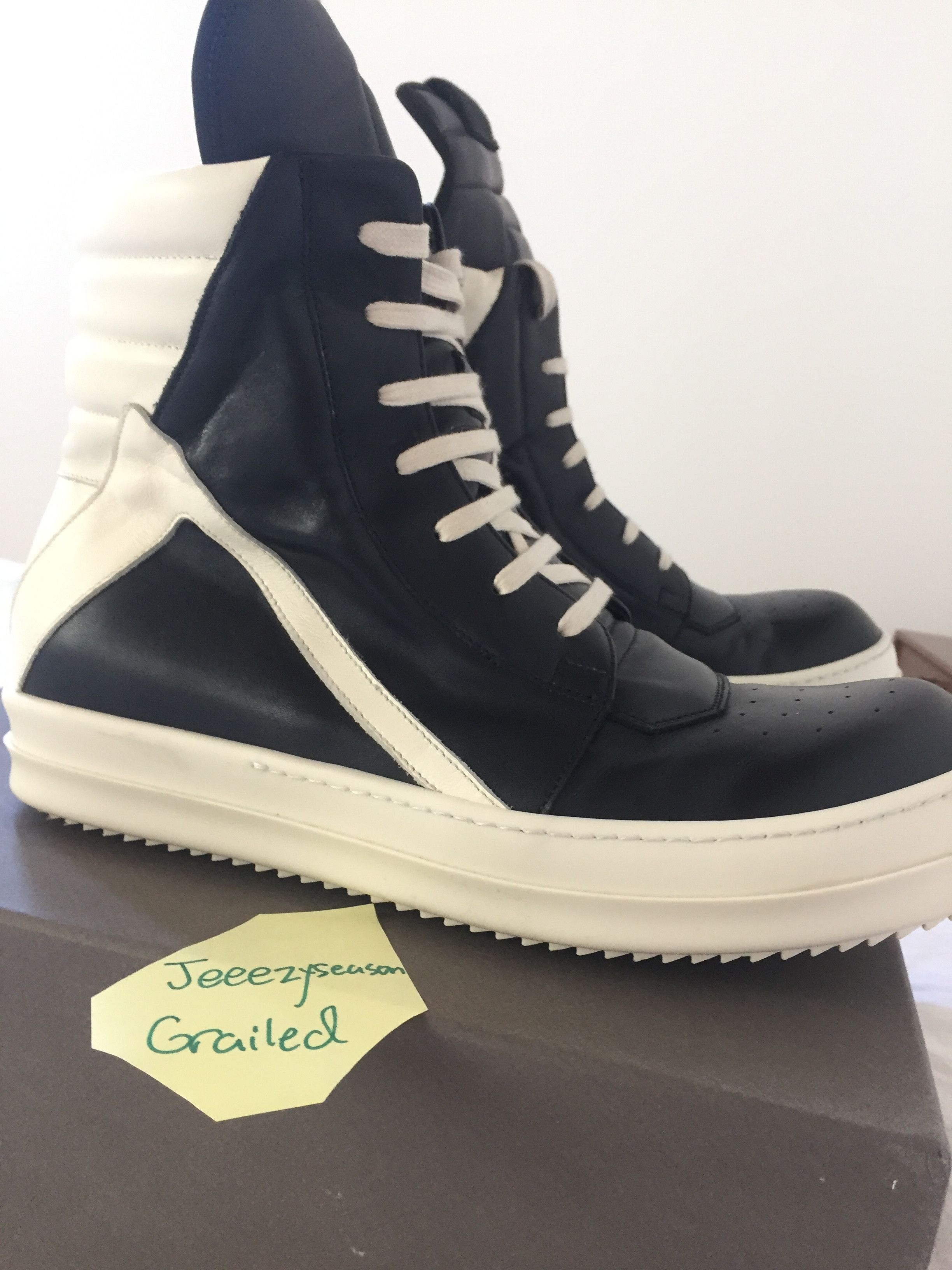 Rick Owens Geobaskets | Grailed
