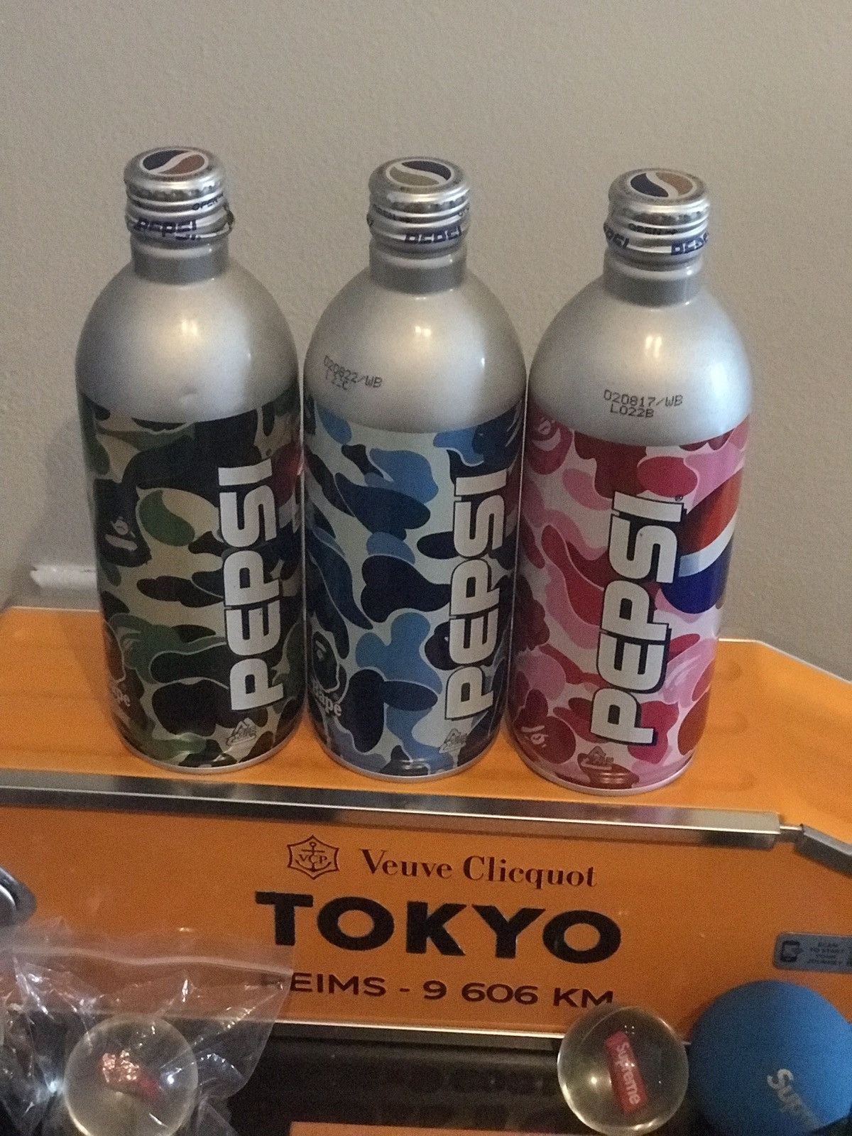 Bape × Pepsi Bape X Pepsi Cans Collab Set Of All 3 | Grailed