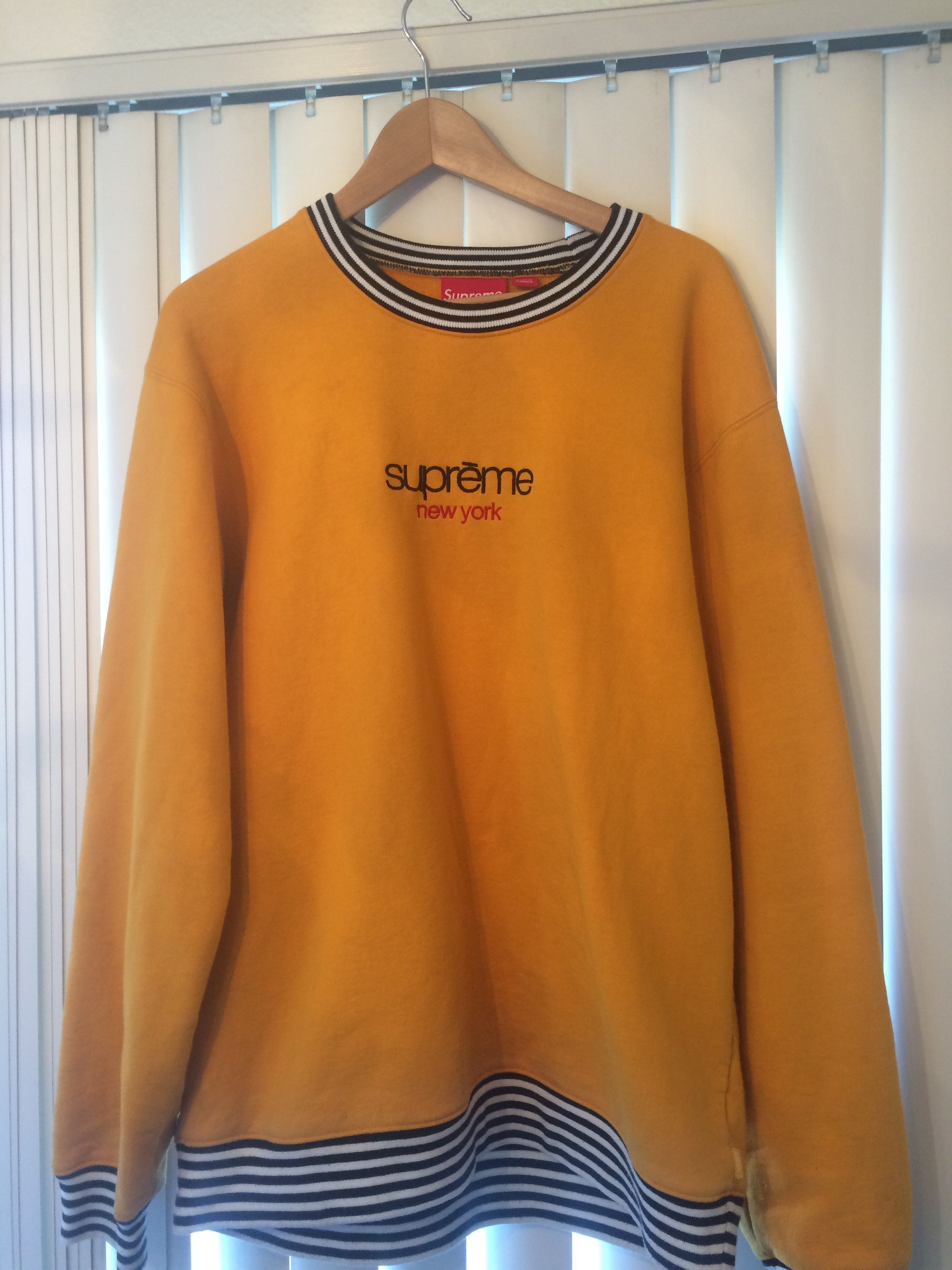 Supreme Crew neck Classic logo | Grailed