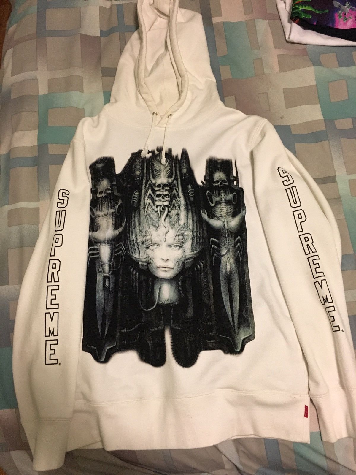 Supreme H.R. Giger Collab Hoodie | Grailed
