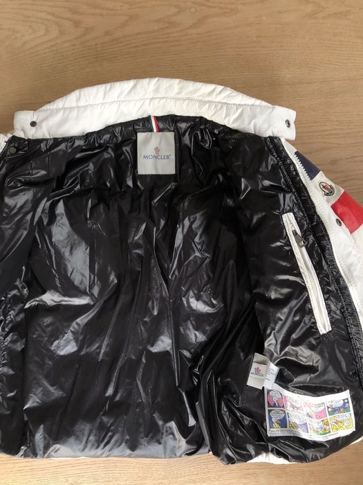 Moncler striped technical menuire sport Chief Keef | Grailed