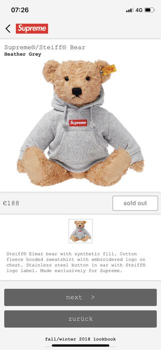 Supreme Supreme Steiff Teddy Bear | Grailed