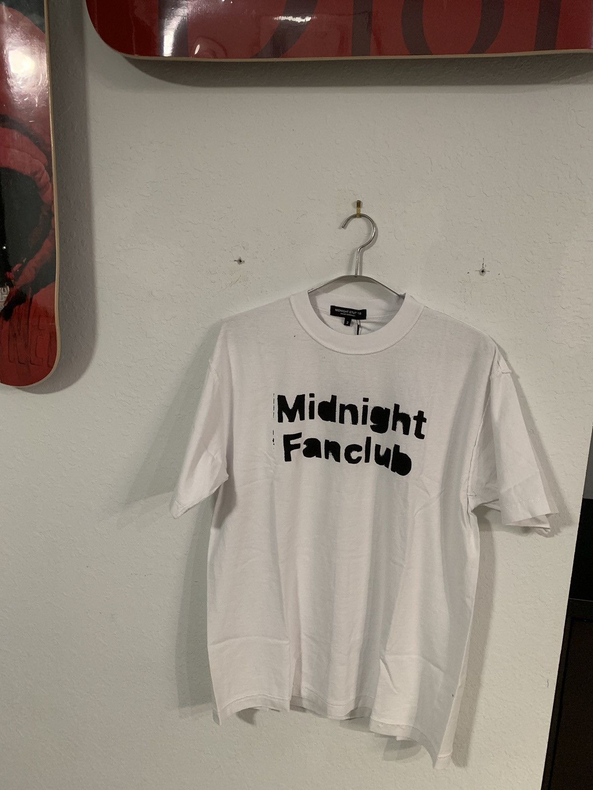 Midnight Studios Midnight Fan Club Shirt White Multiple Sizes | Grailed