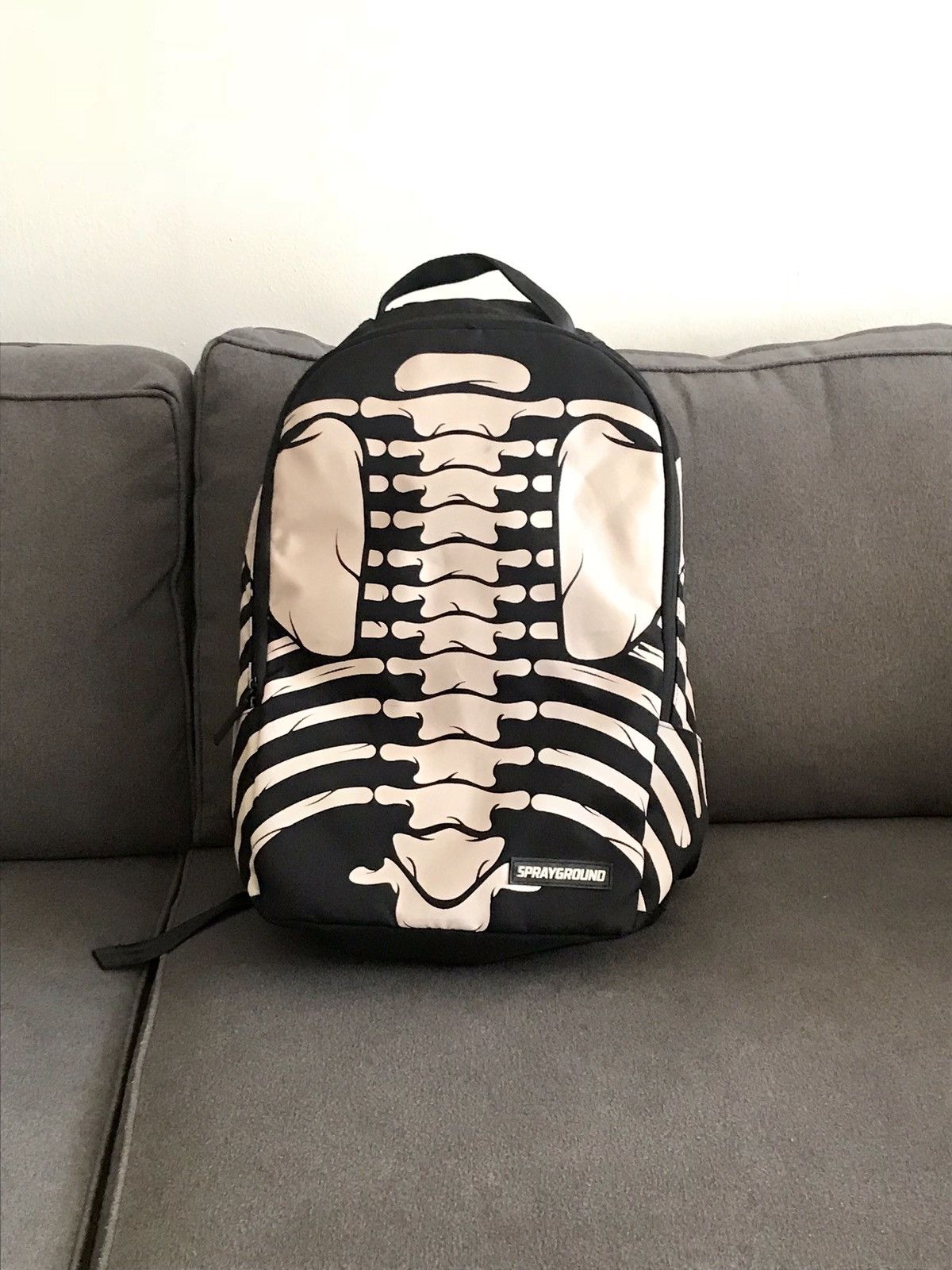 Sprayground Reflective Skeleton Bones Backpack | Grailed